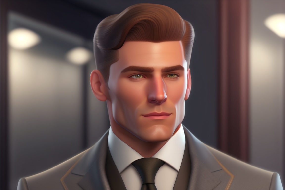 Lexica - A man, photorealistic, front facing the camera, dressed as a ...