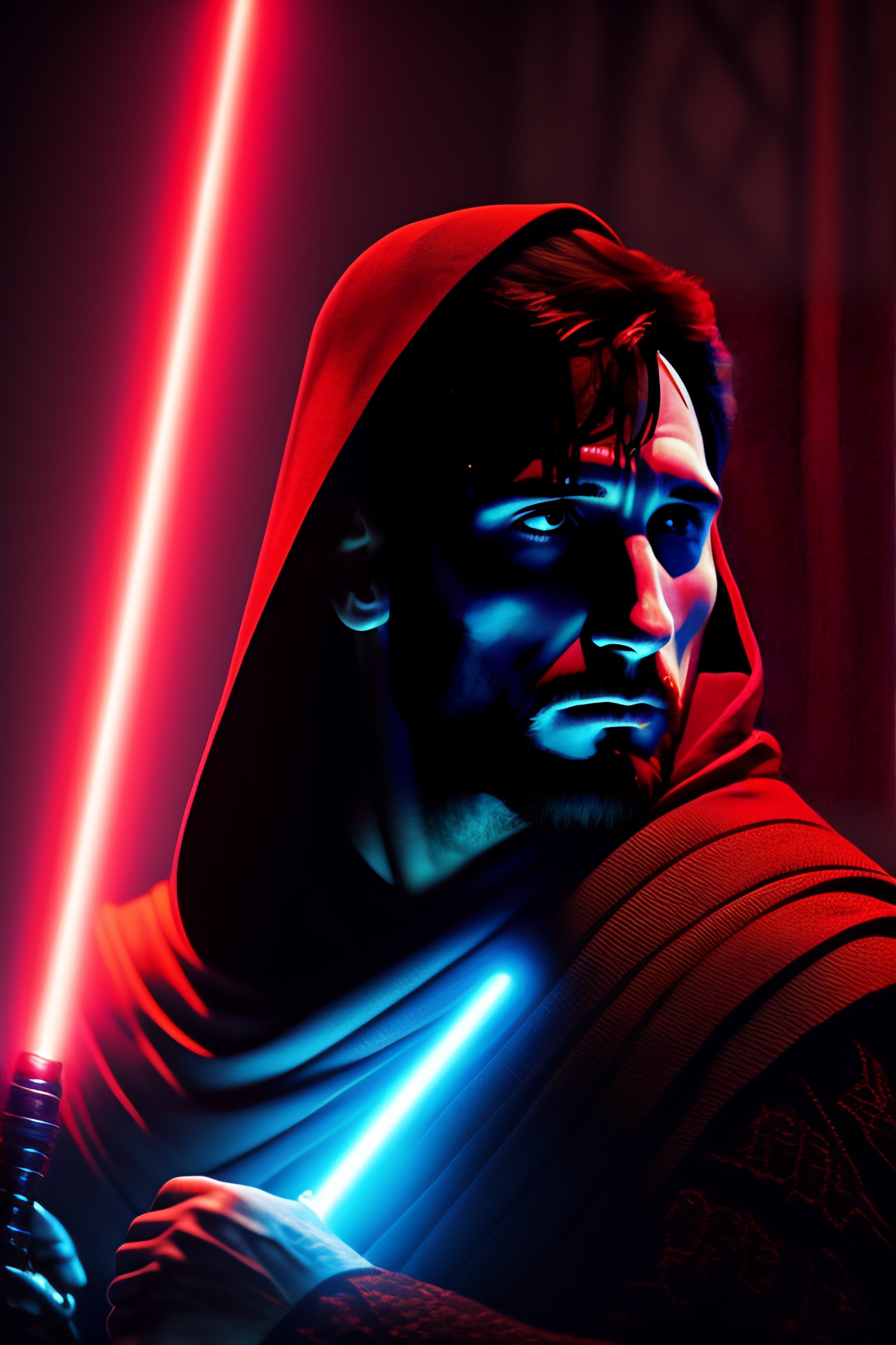 Lexica - Lionel Messi as a Master of the Sith Order, Dark Lighting ...