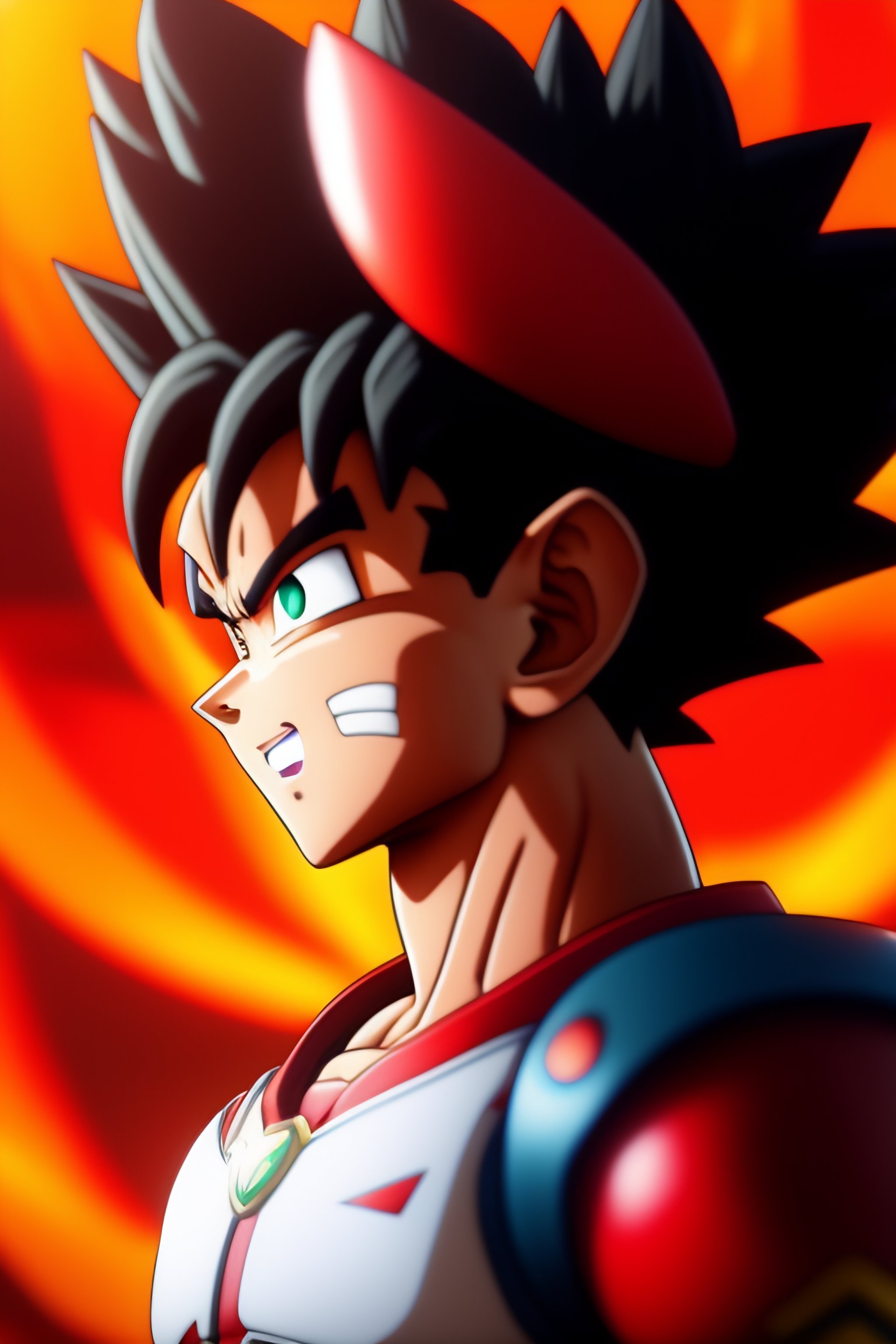 Lexica - Goku diguised as ladybug animated series character