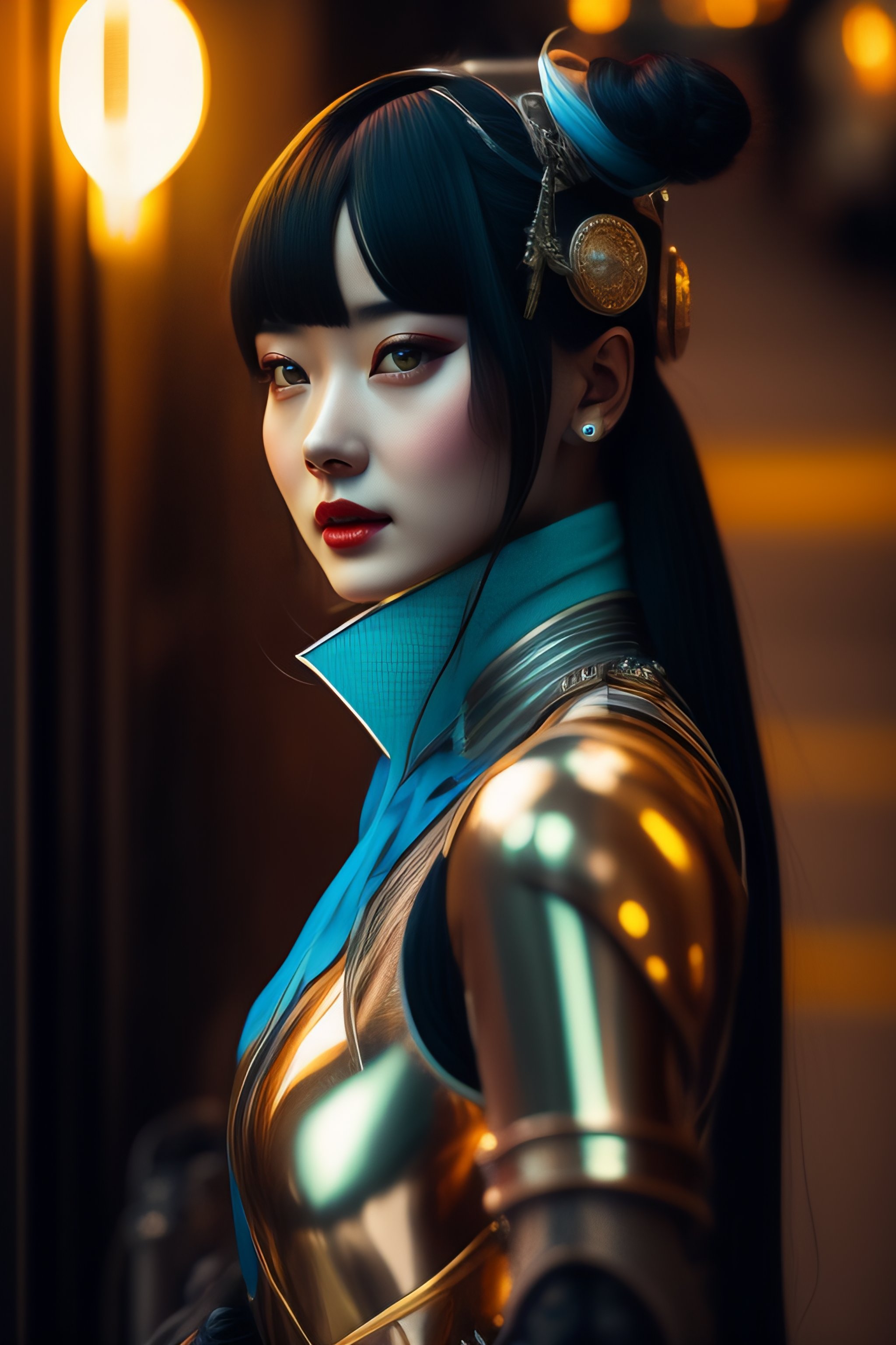Lexica - Photoreal, cosplay, Cosplayer, cyber punk, Kanna Hashimoto ...