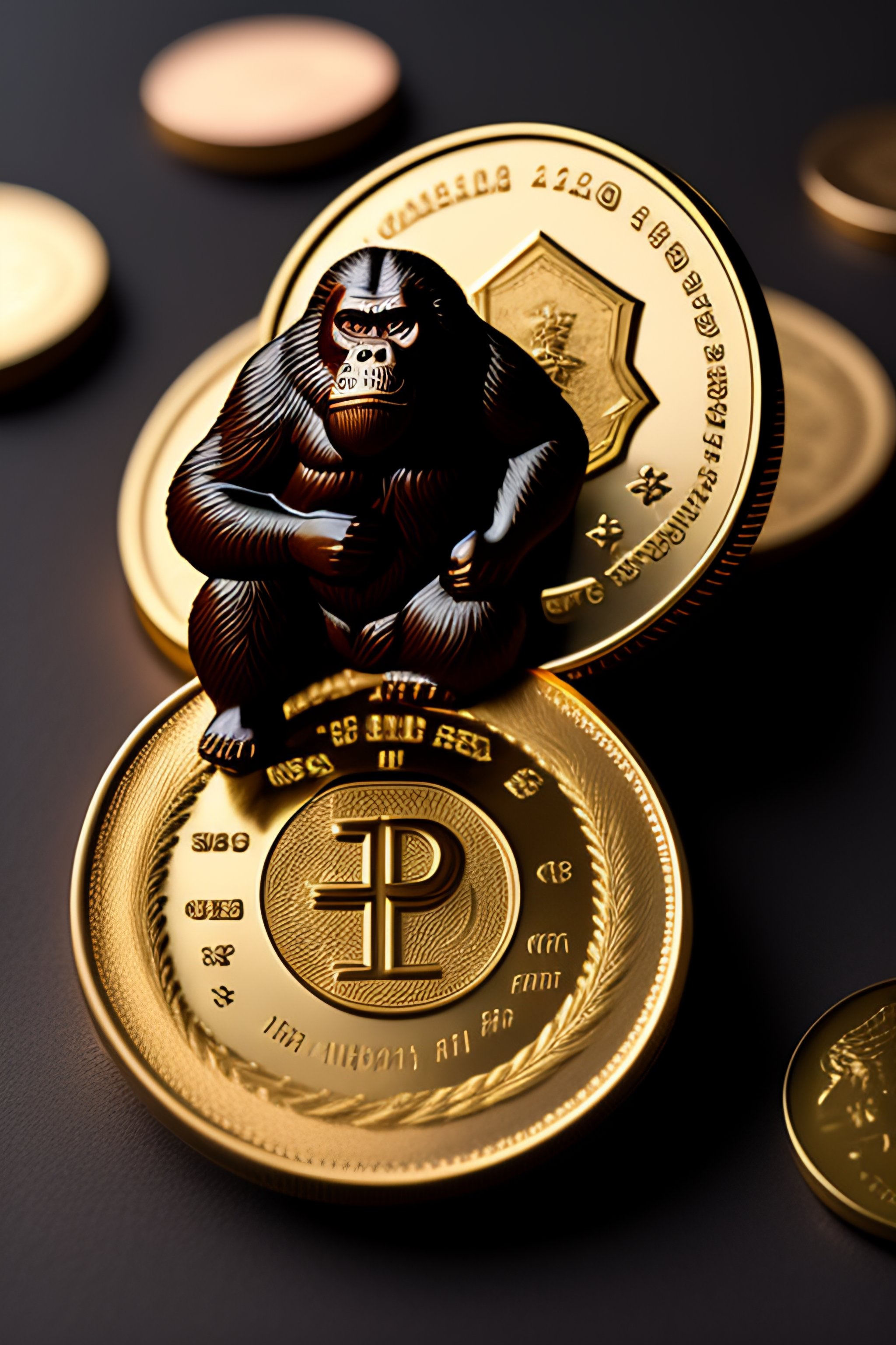 Lexica - Ape holding coins