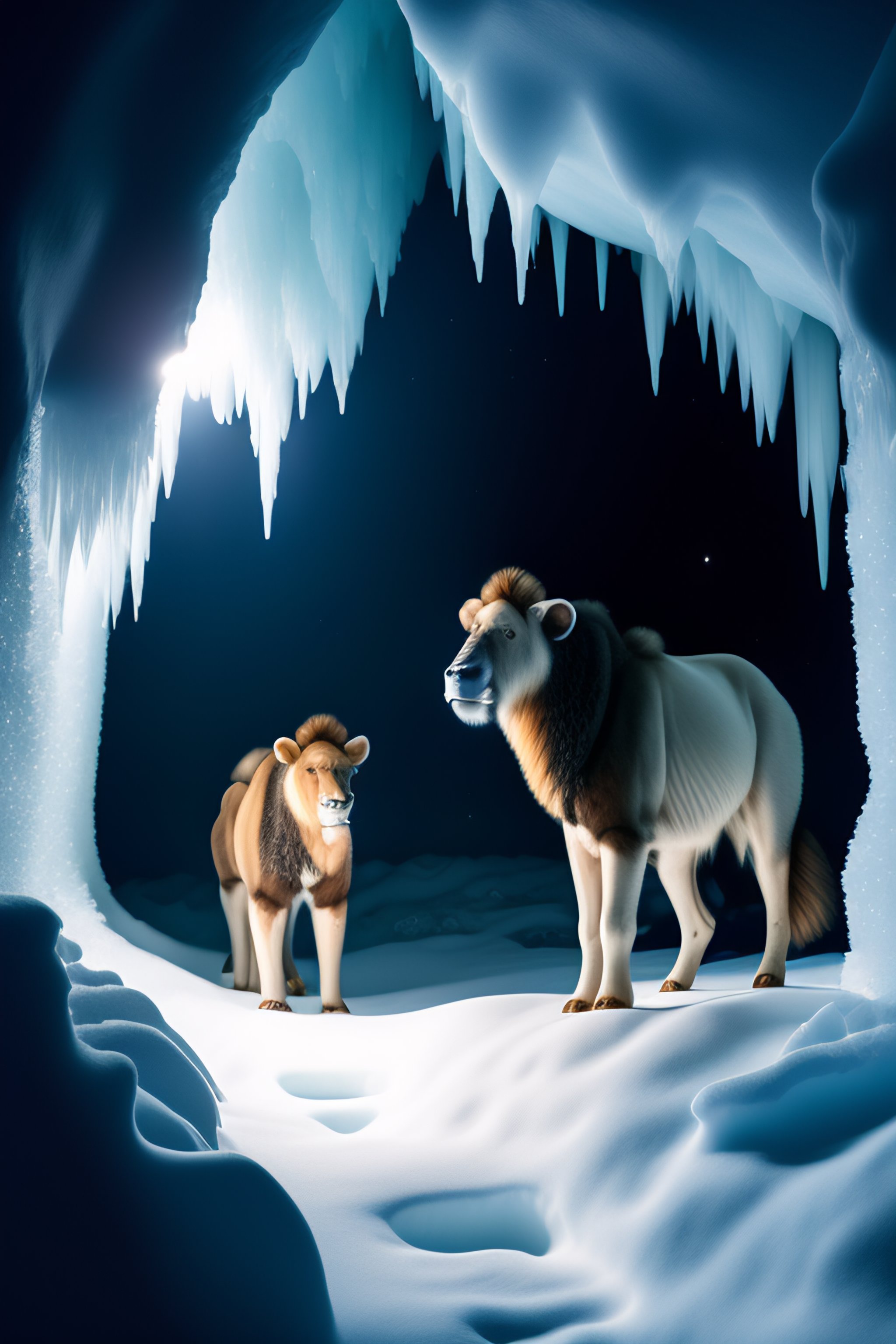 Lexica - Neanderthals Cro -Yayon in the ice cave Snow Neolit Paleolit ...