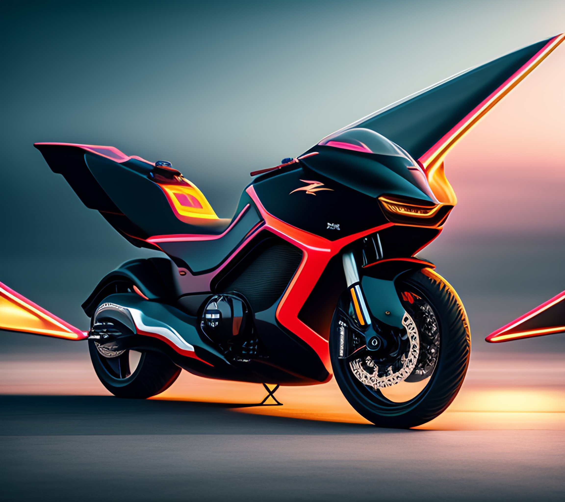 Lexica - Bright lay flash photograph of a futuristic electric flying ...