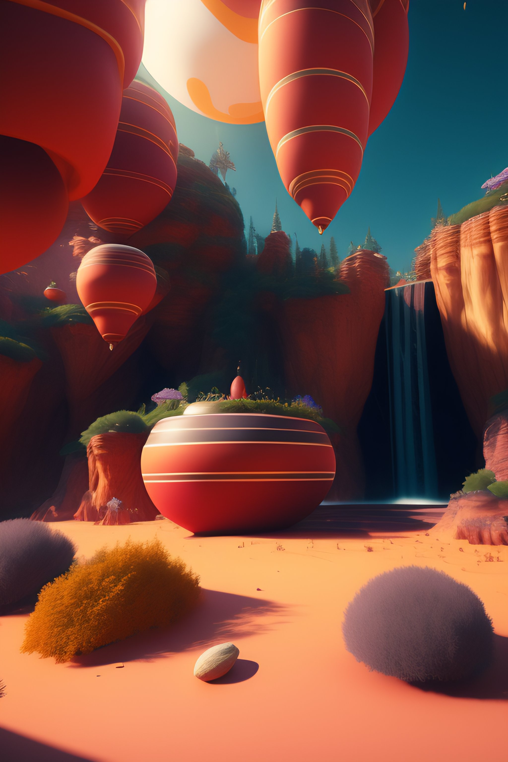 Lexica - A beautiful hyperrealistic detailed 3 d render of set design ...