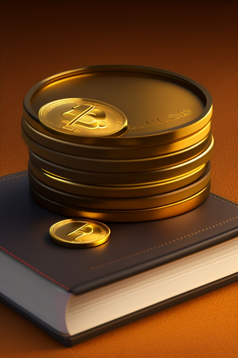 Lexica - A stack of gold coins with a book on top, symbolizing the ...