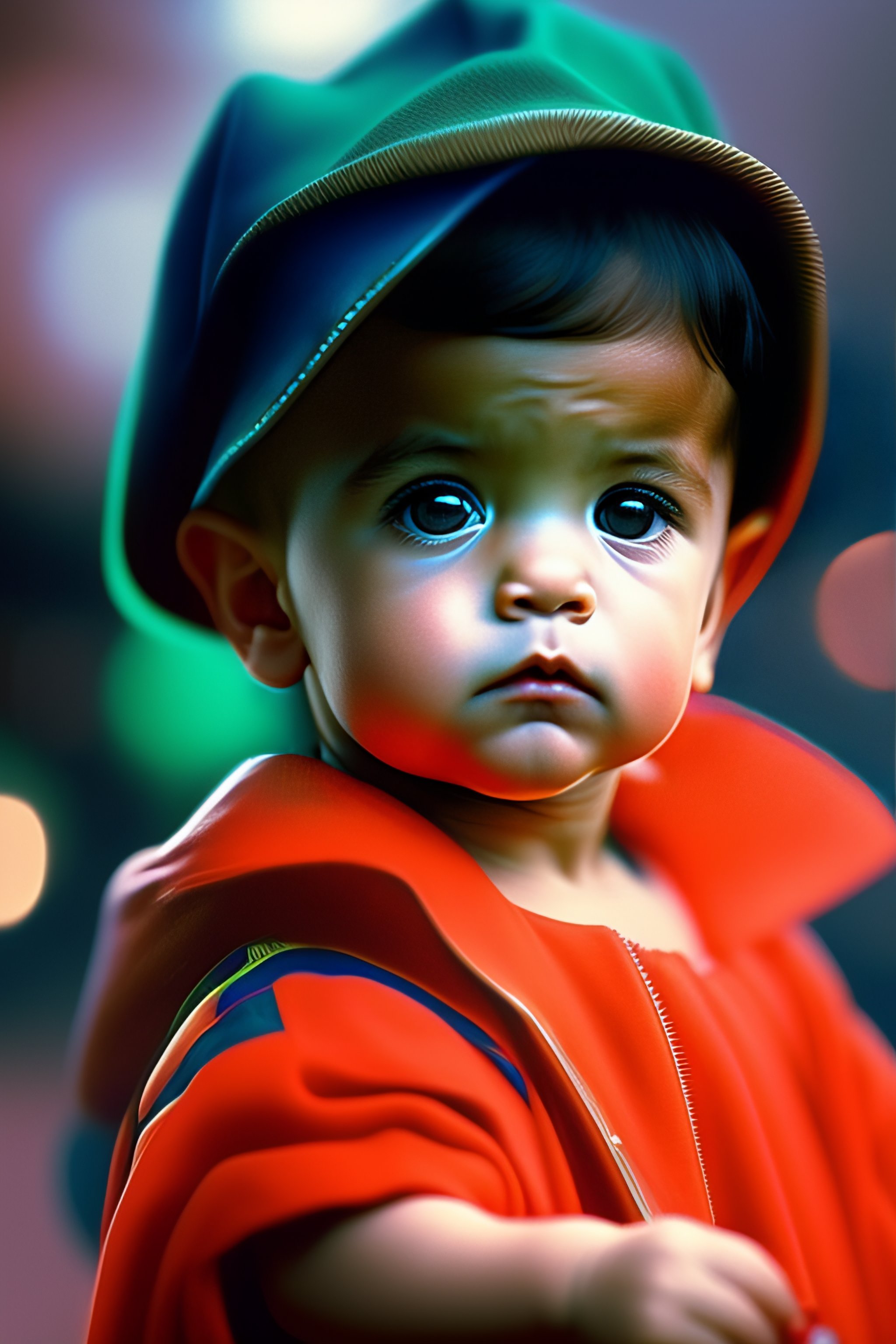 Lexica - Baby piccolo, blade runner style