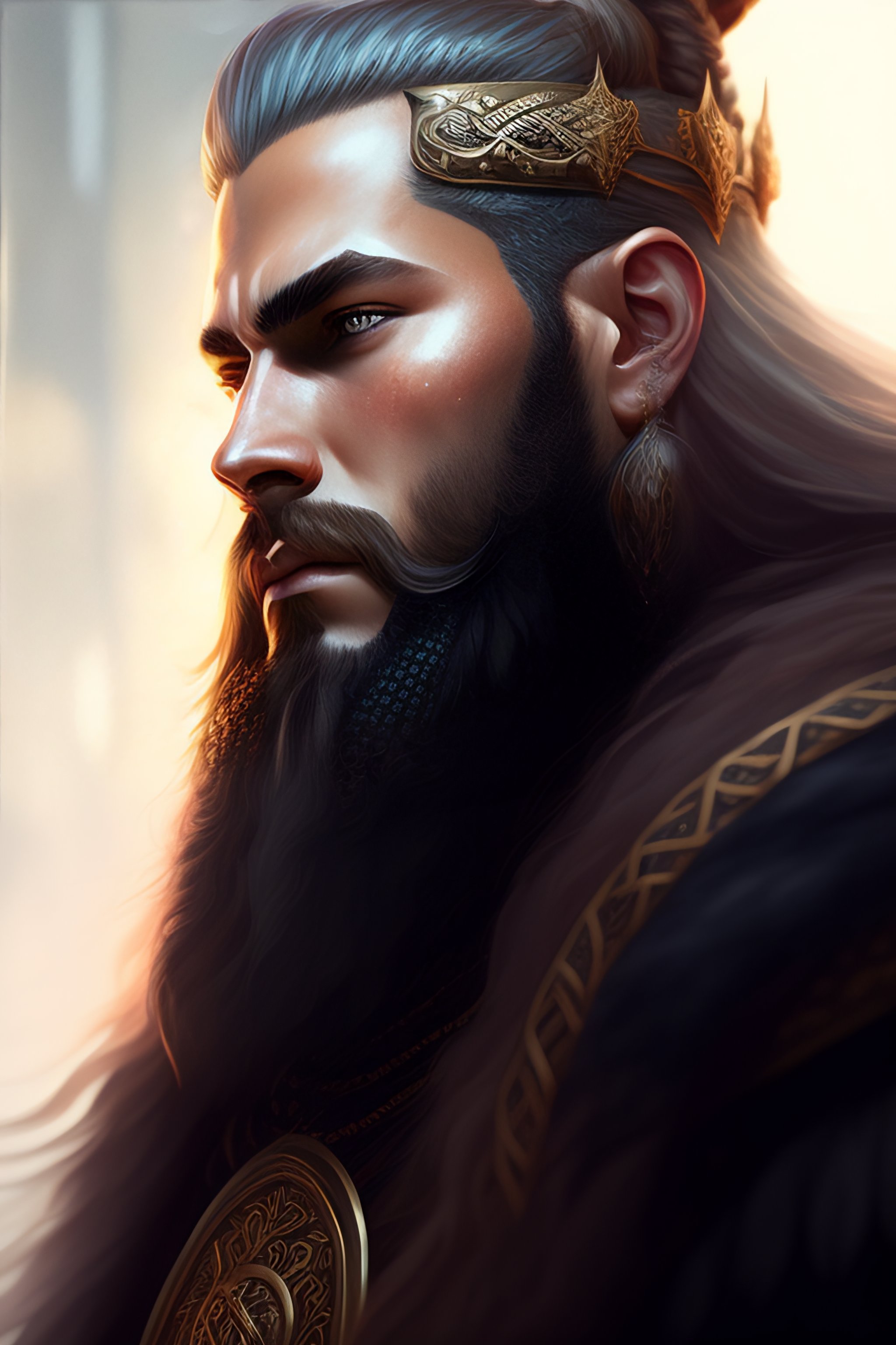 Lexica - A viking king, intricate, highly detailed, digital painting ...