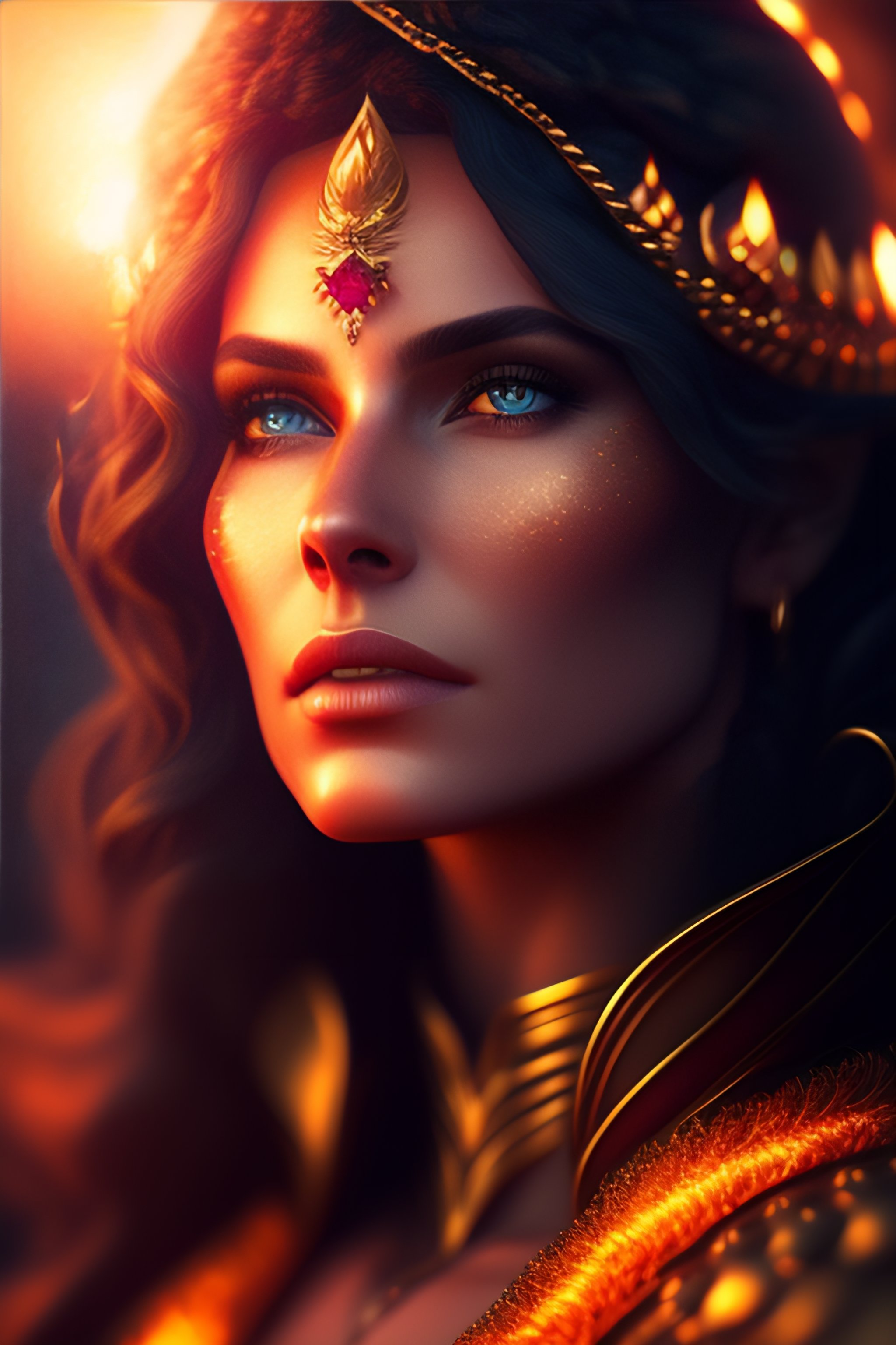 Fantasy Fire Queen