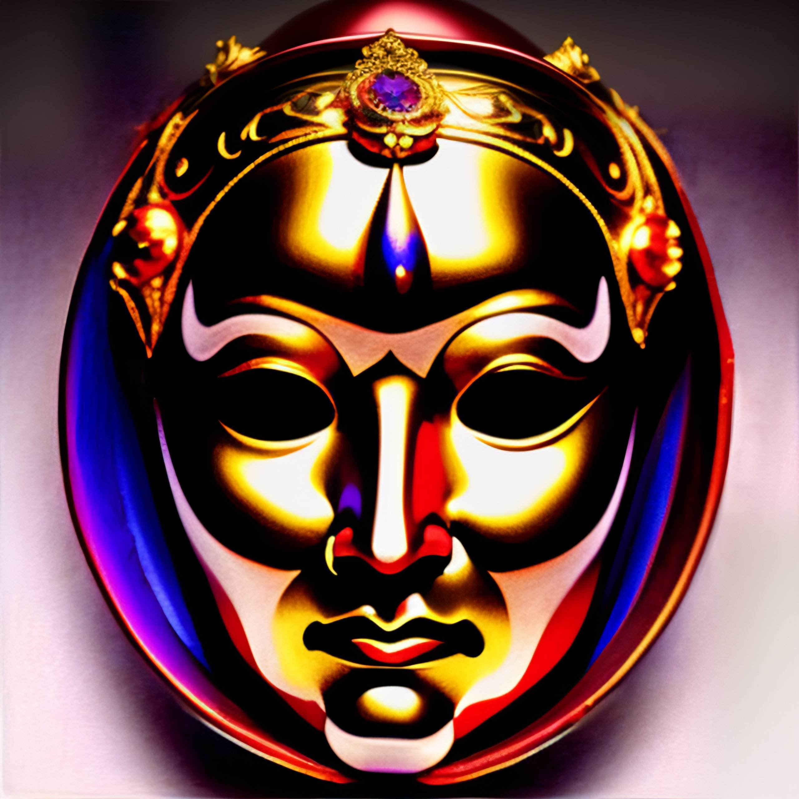 Lexica - A beautiful crying mask from venice carnival, medieval italian ...