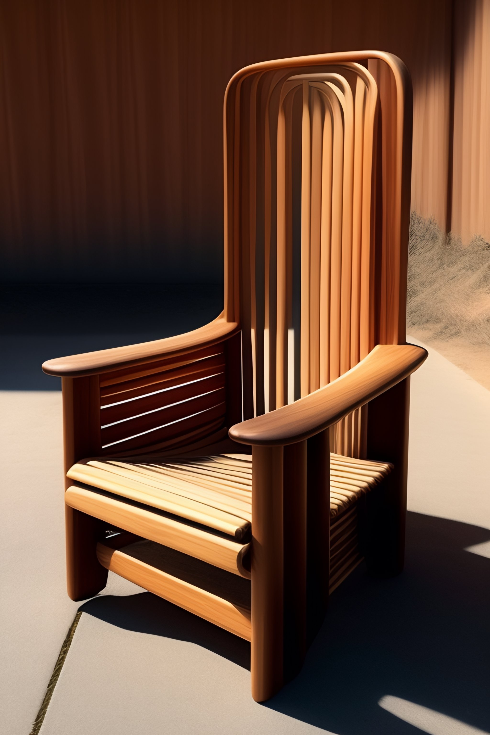 Lexica - Human hand made of chairs