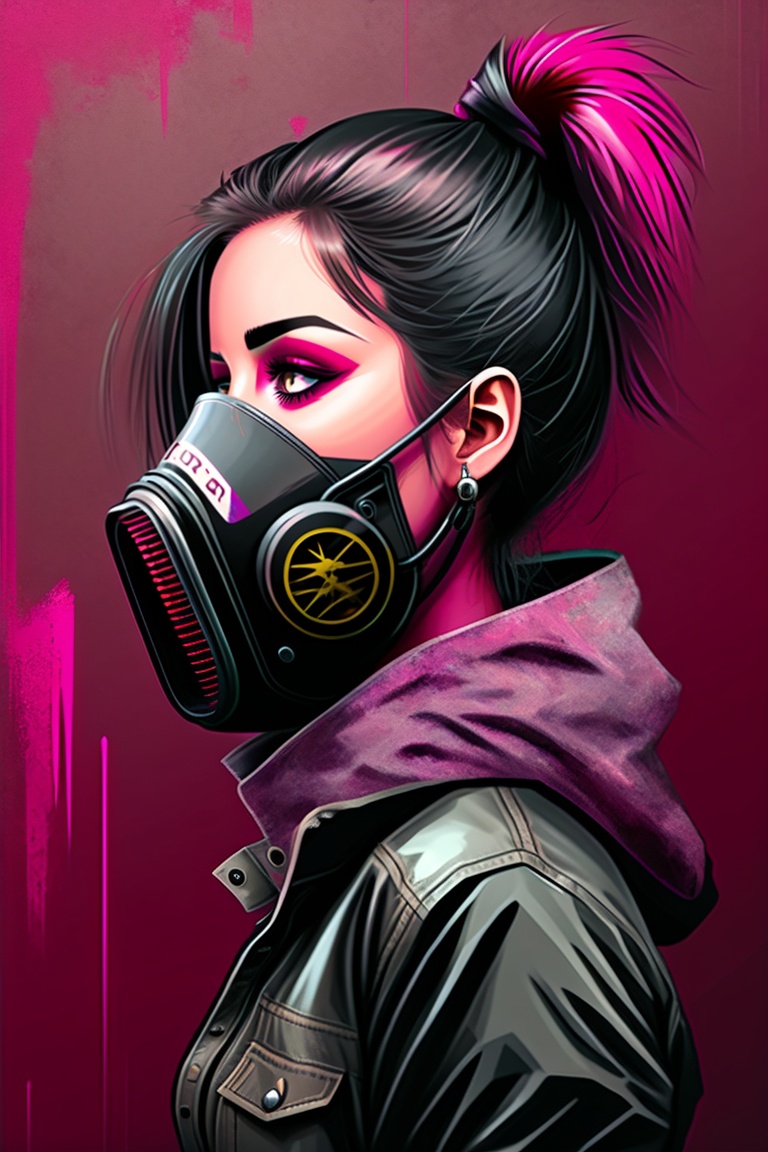 Lexica - Gas mask toxic, front face, Highly detailed portrait of a ...
