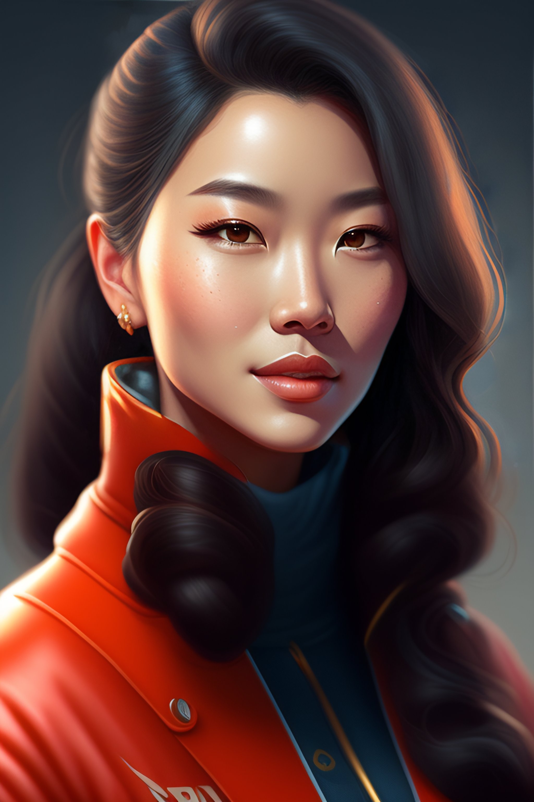 Lexica - Portrait of , mi, highly detailed, digital painting ...