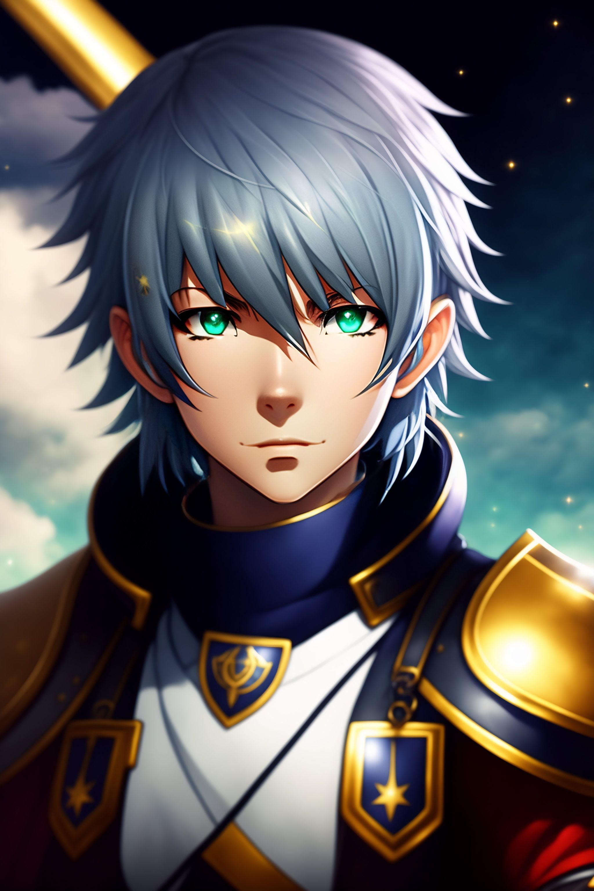 Lexica - Protrait, riku from kingdom hearts, sakimichan, grey hair ...