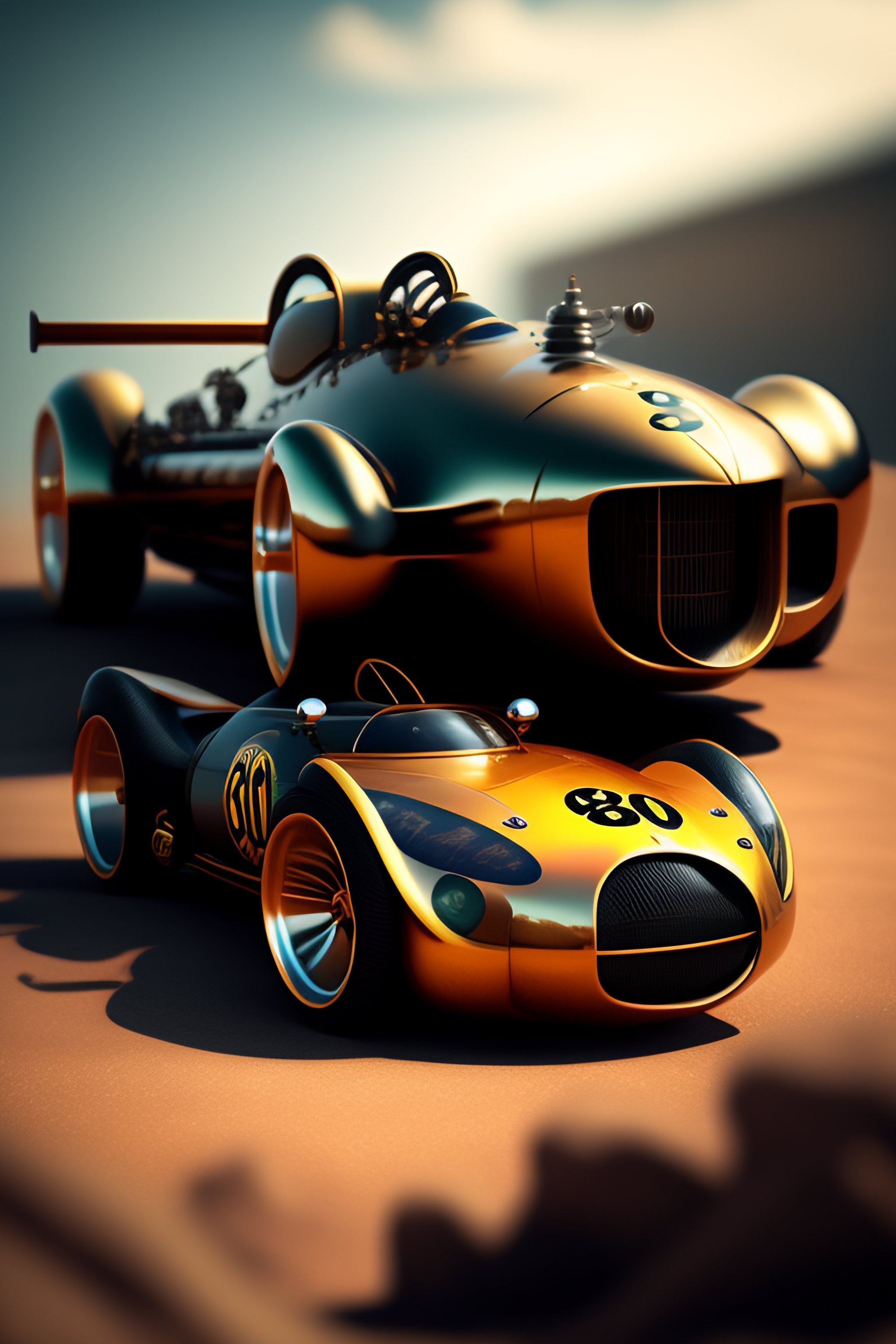 Lexica - Steampunk racing car
