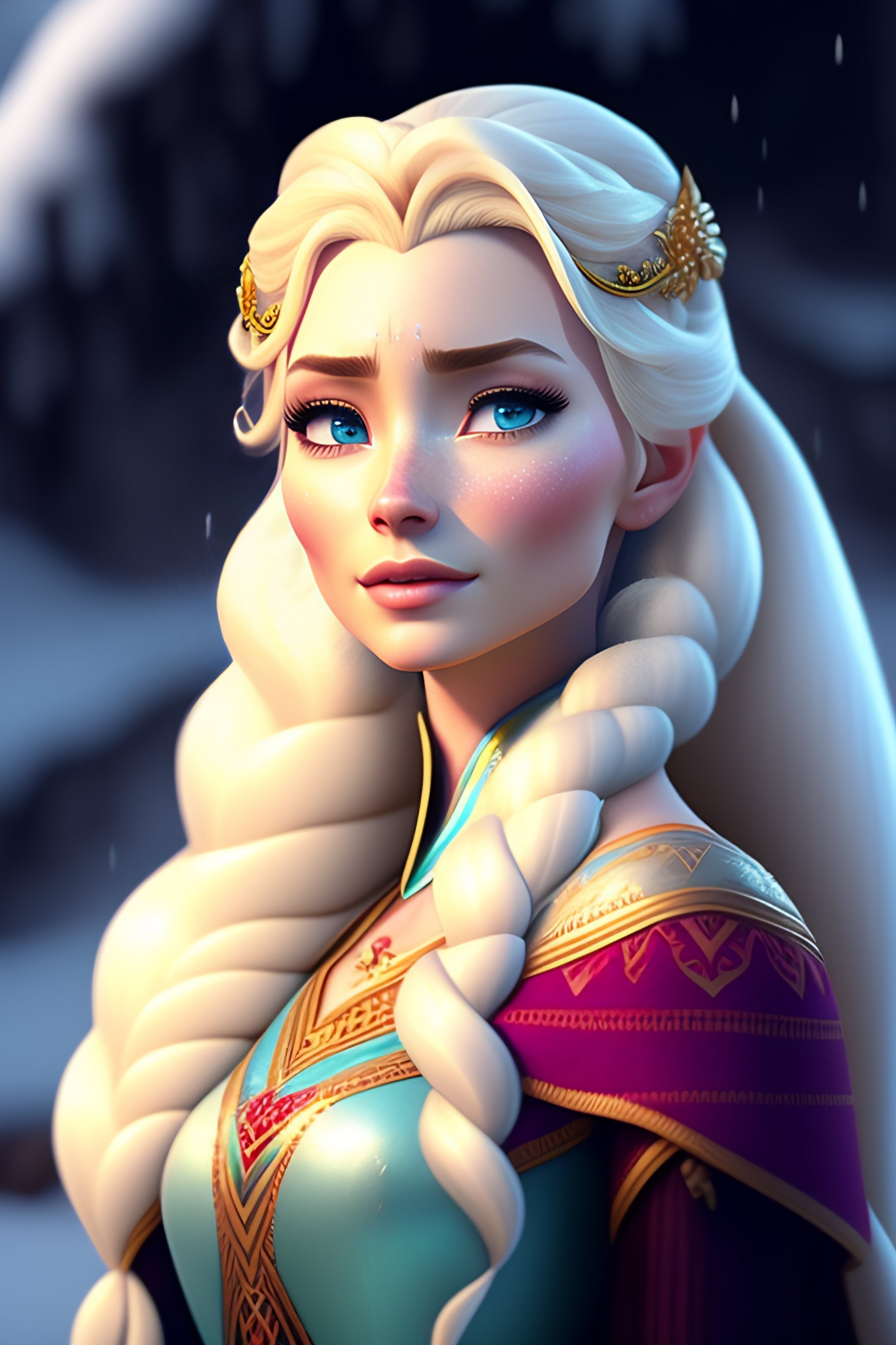 Elsa Frozen Eyes