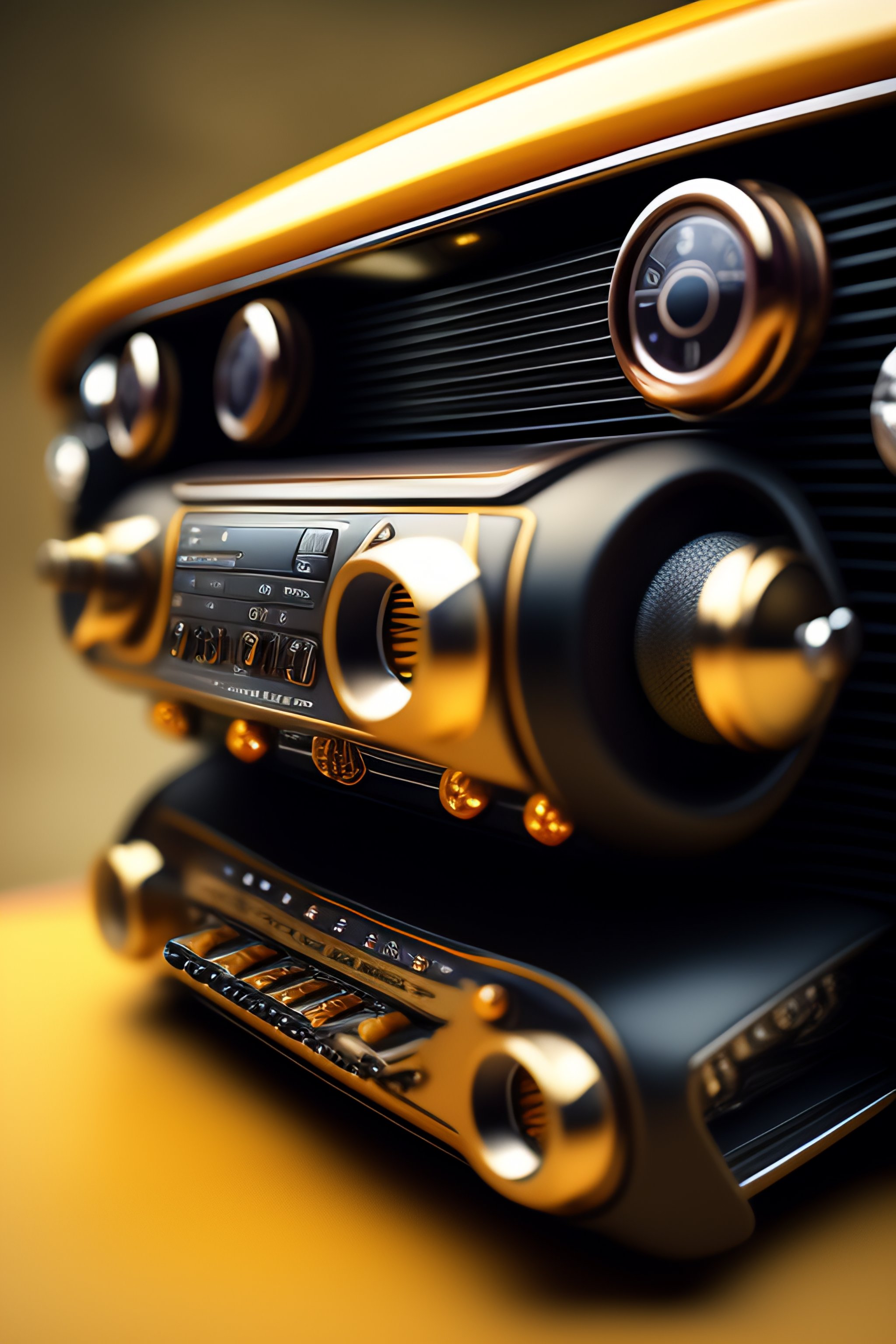 Lexica - Car audio system, steampunk