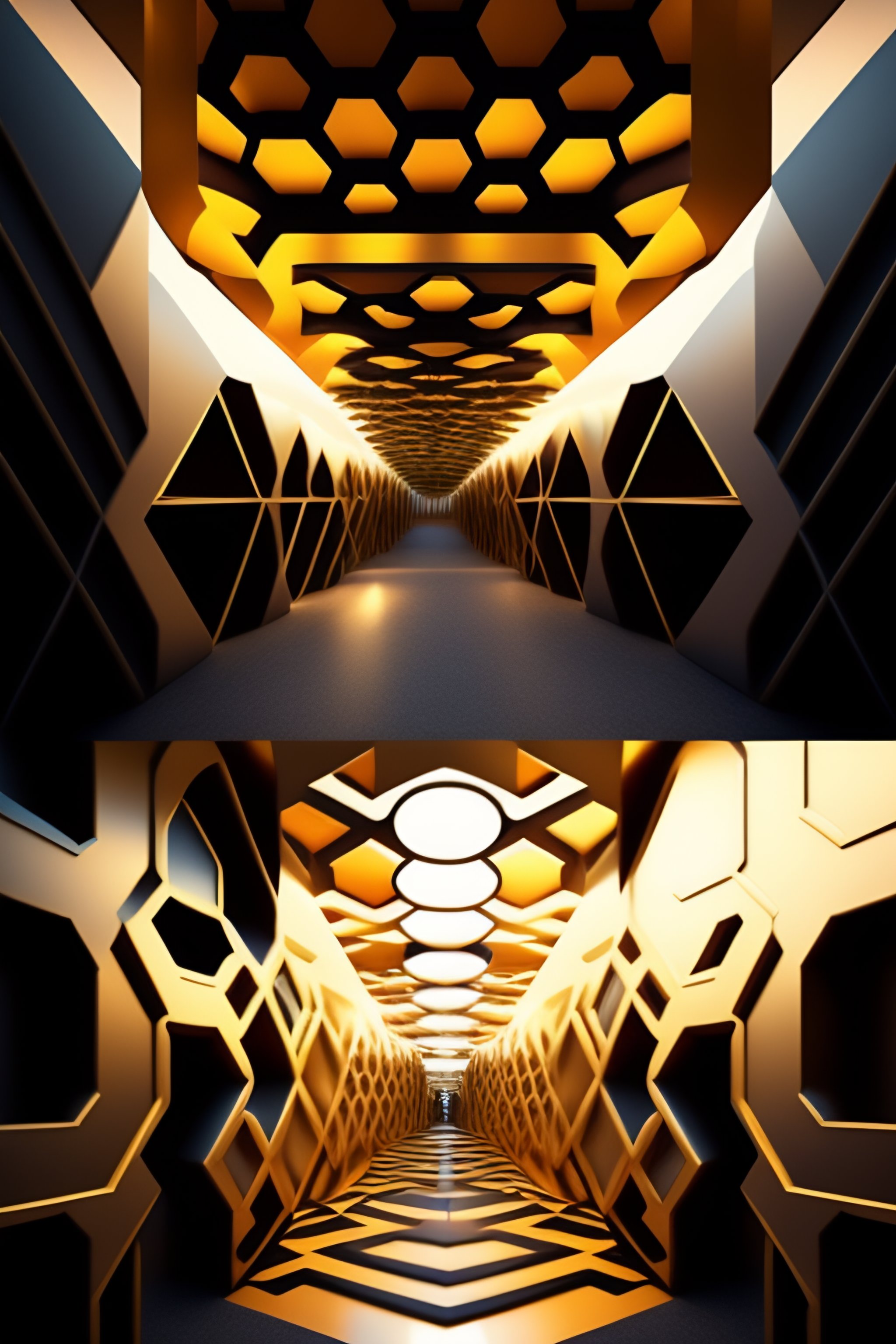 Lexica - Endless escher-style multidimensional corridors that are ...