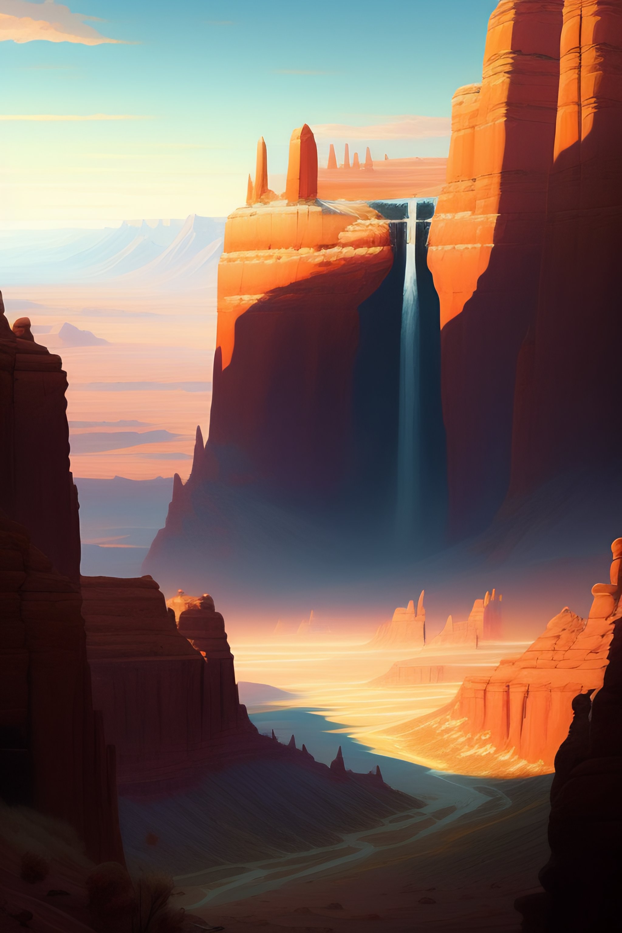 Lexica - Greg rutkowski travel poster utah