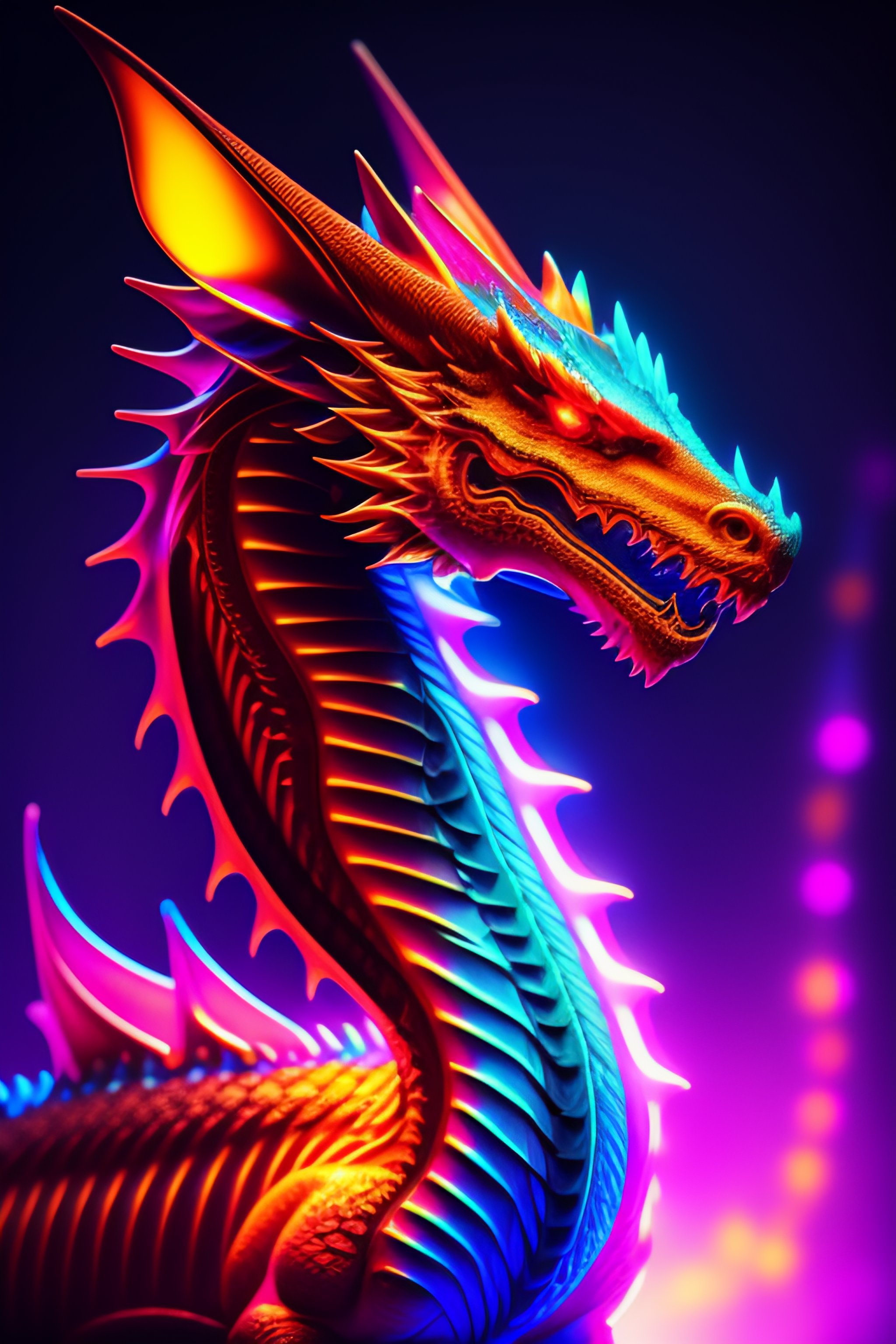 Lexica - Neon sound dragon