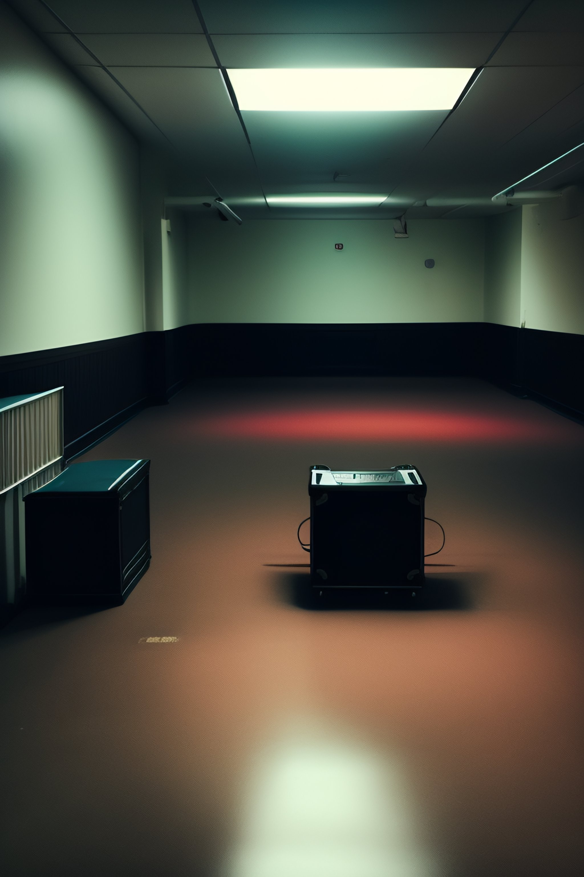 Lexica - Low quality liminal space empty band room lonely nostalgic