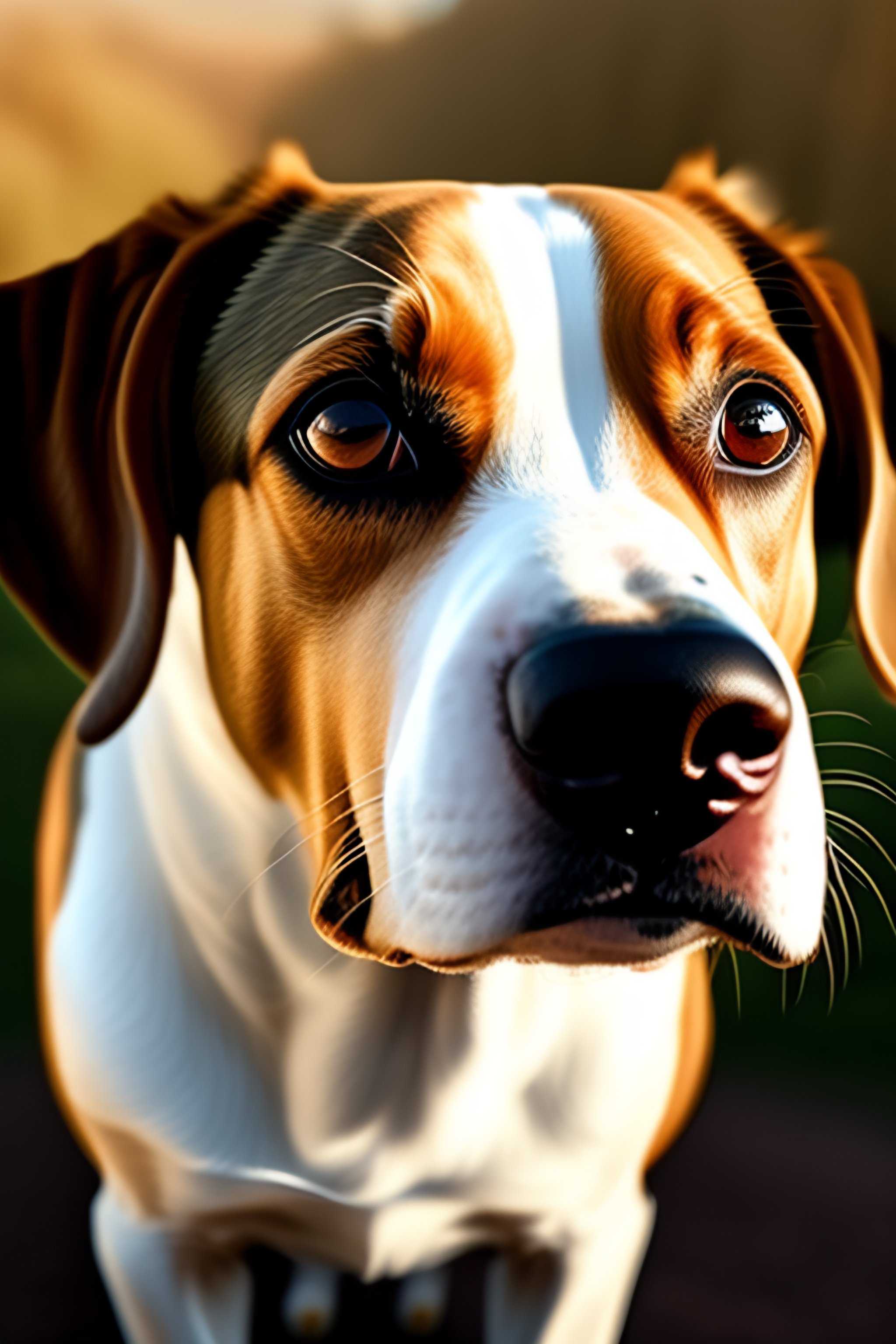 Lexica - Dog named Ollie, Beagle, White snout and head, Large eyes ...