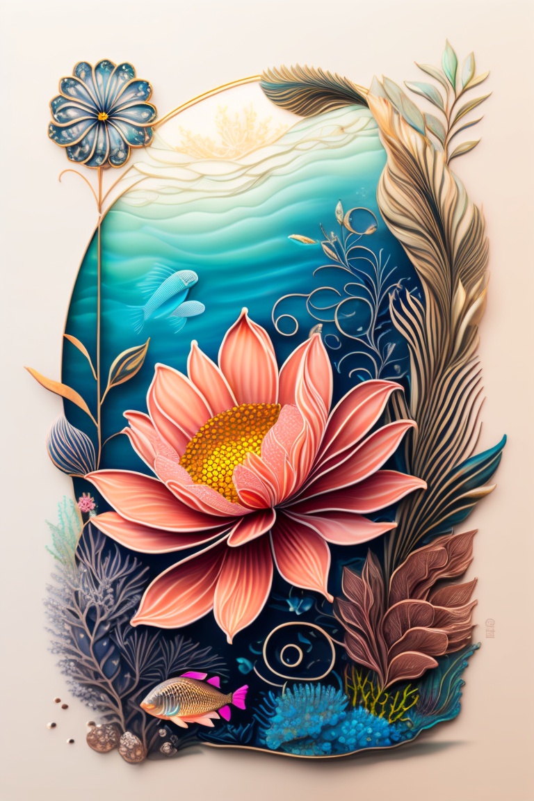 Lexica - Artistic Image Types: An enchanting ink drawing featuring a ...