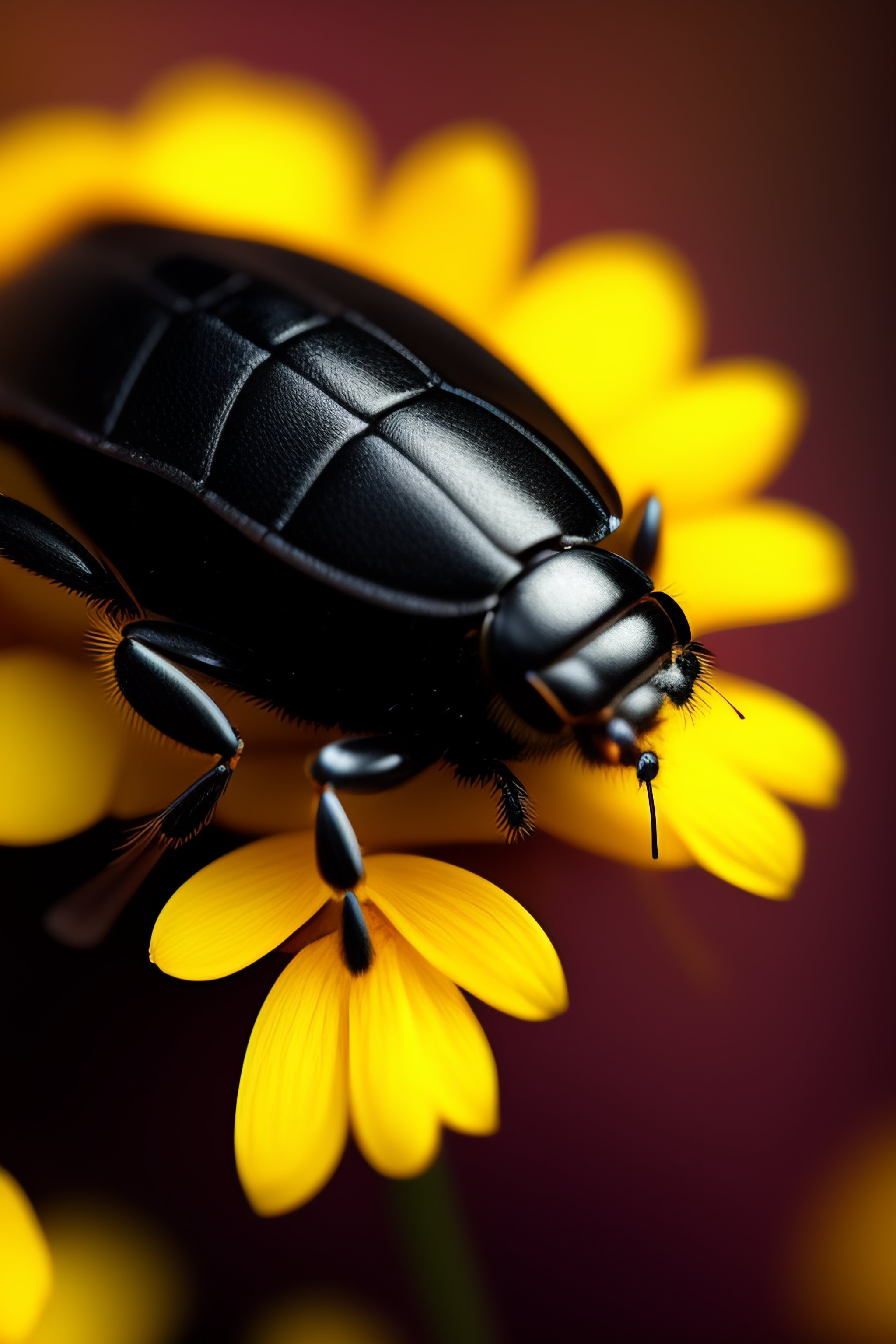 Lexica - Black bug, sad face