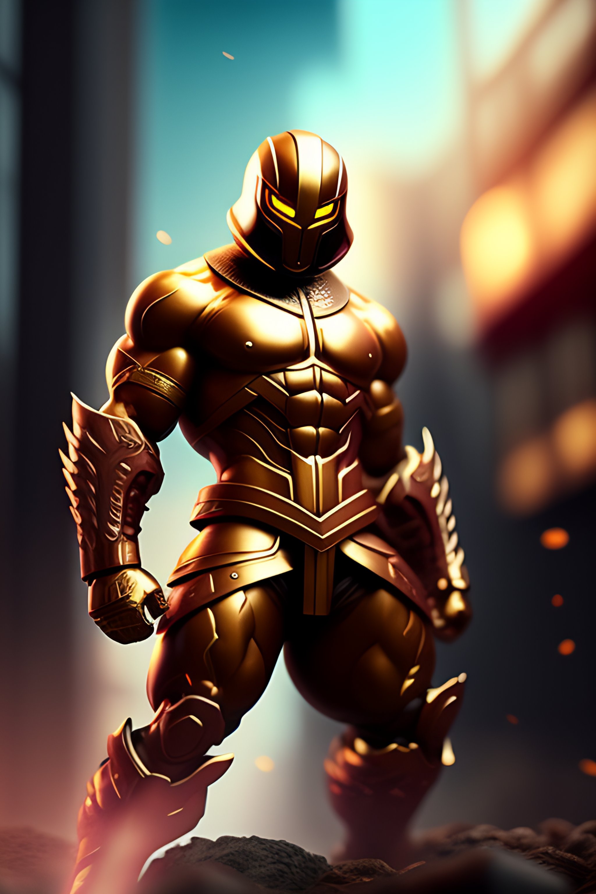 Lexica - Epic super hero pose