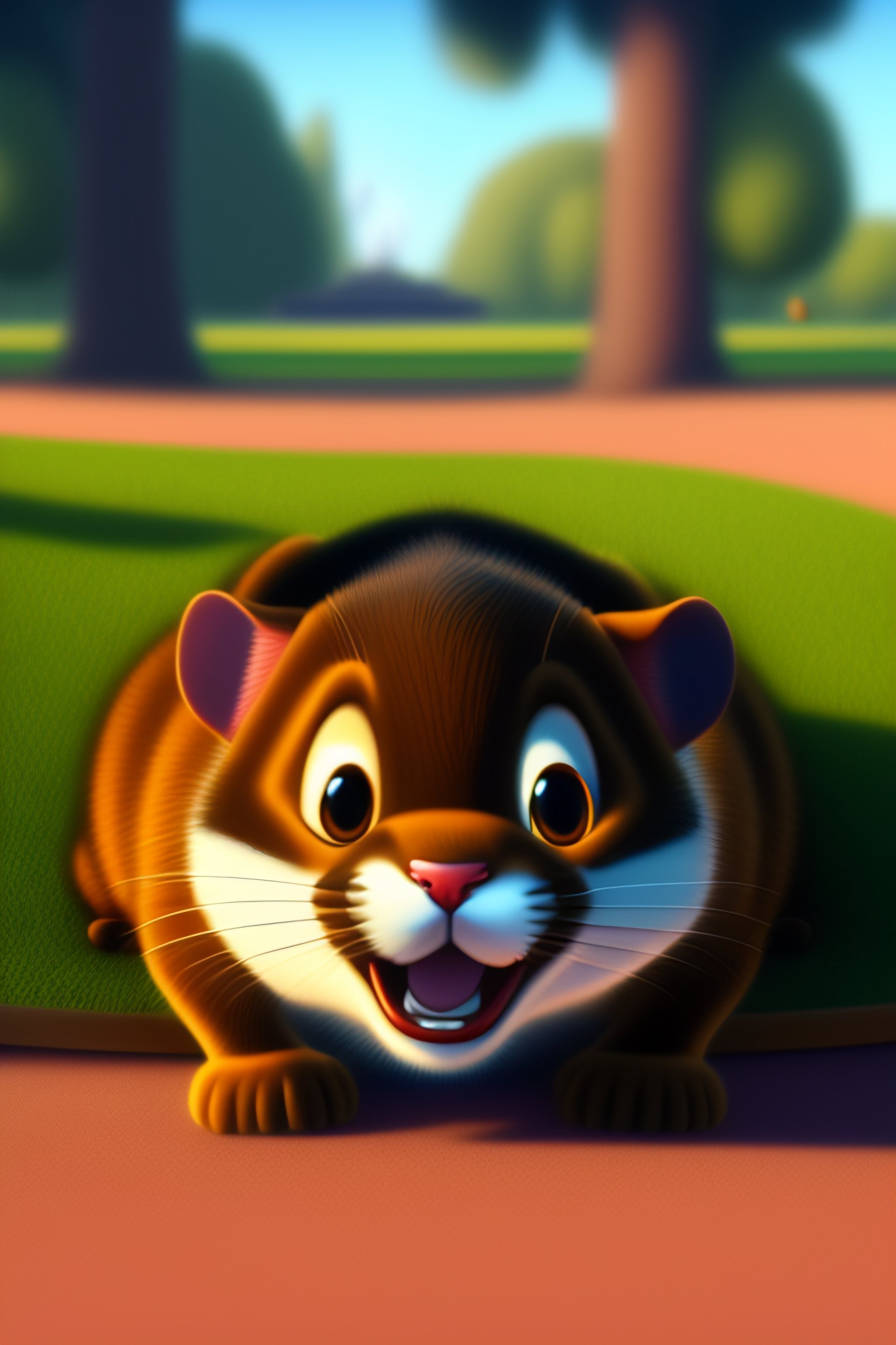 Lexica - Tom and jerry playing in a park