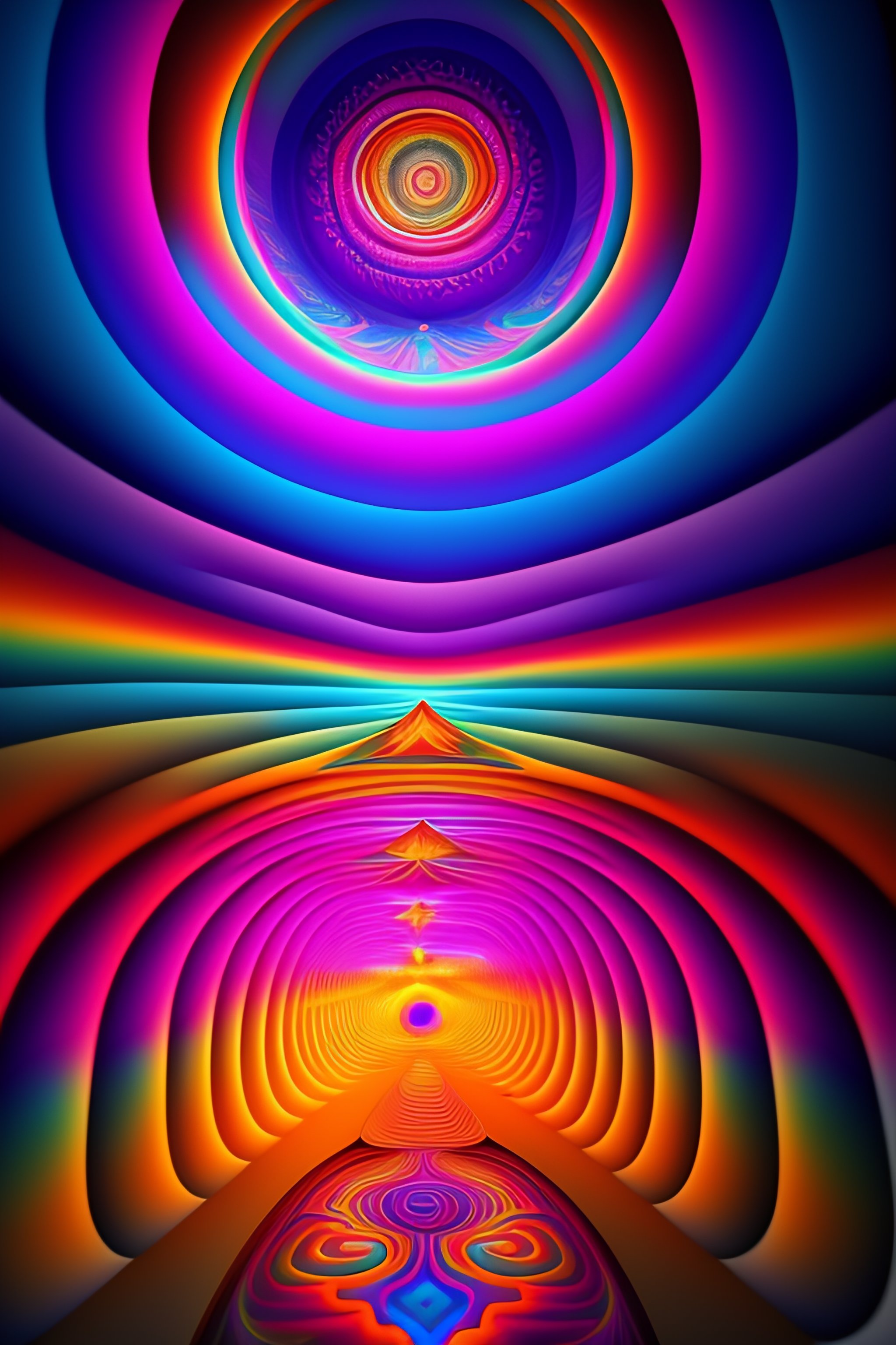 Lexica - The most psychedelic scene imaginable, intricate, art by Alex ...