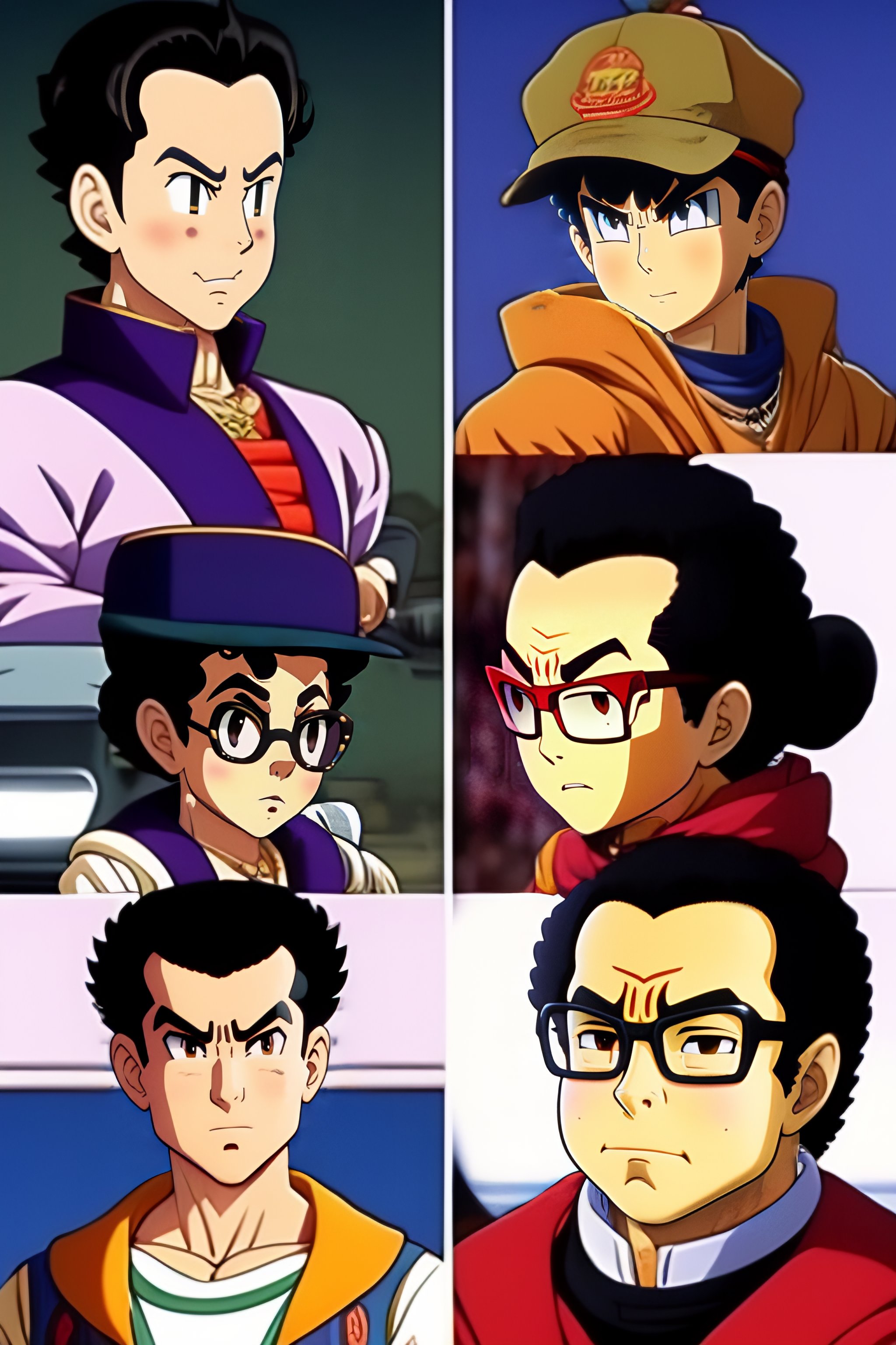 Lexica - Seinfeld characters in the anime style of Akira Toriyama.