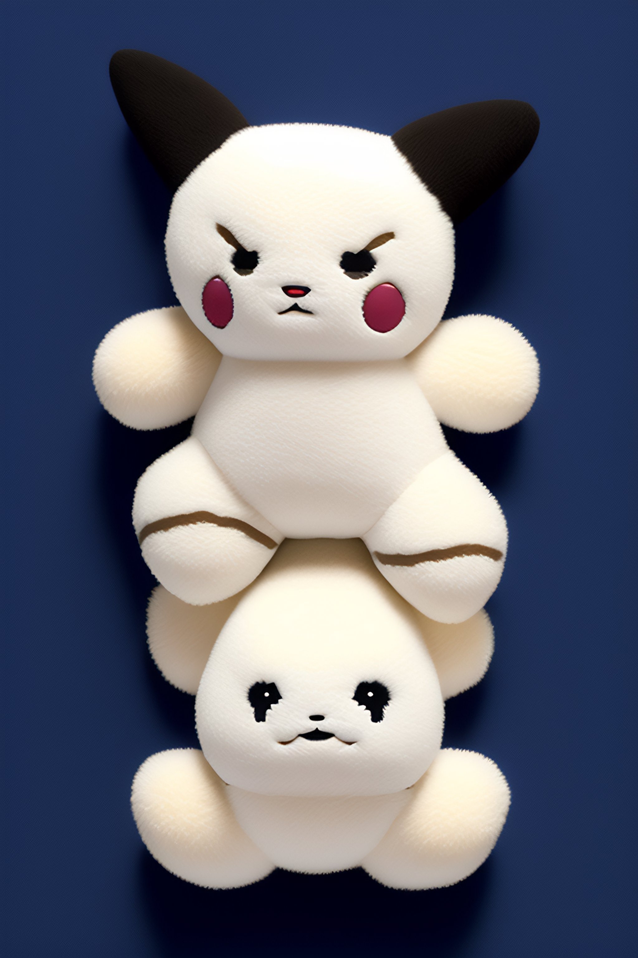 Lexica - A ghost type pokemon resembling a rag doll, ken sugimori, pokemon