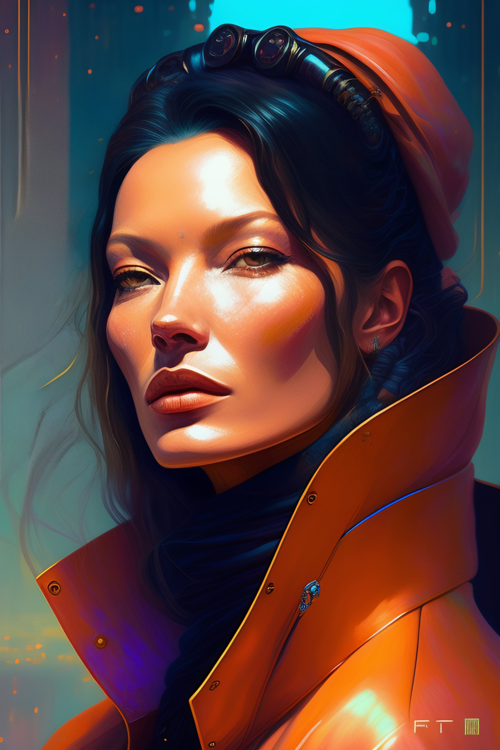 Lexica - Kate moss, art naïf, moebius style, art primitife,lectric ...