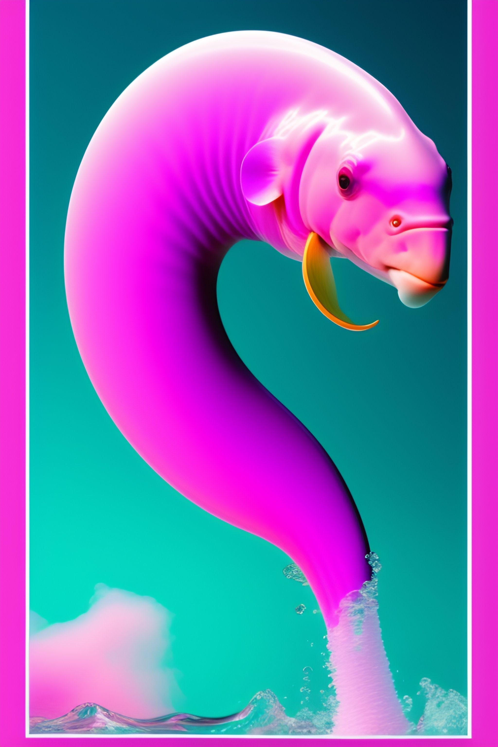 Lexica - Pink dolphin smoking