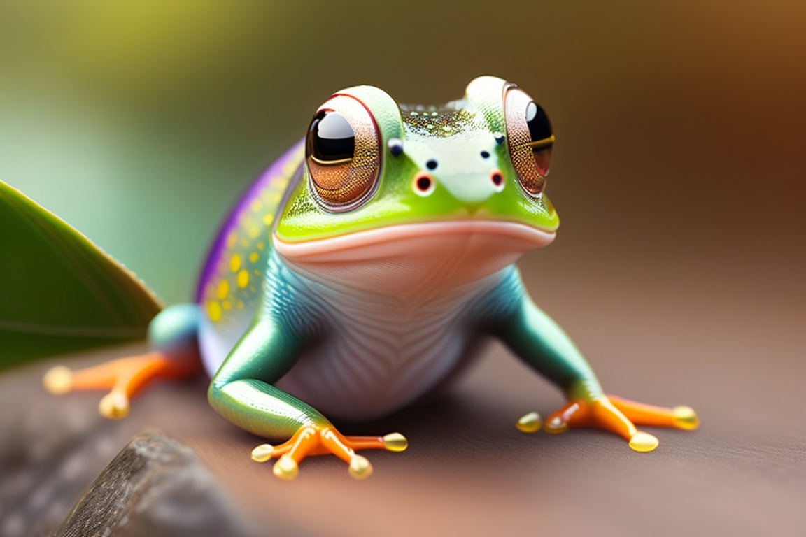 Lexica - An image of the skinny frog, with tears in his eyes, looking ...