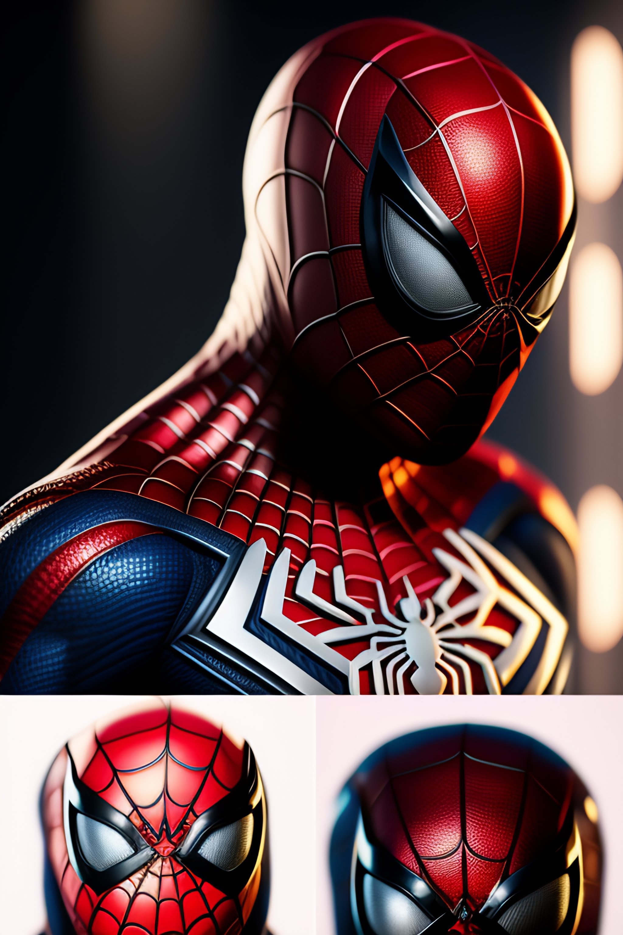 Lexica - Spider man art, highly detailed, complete body composition ...