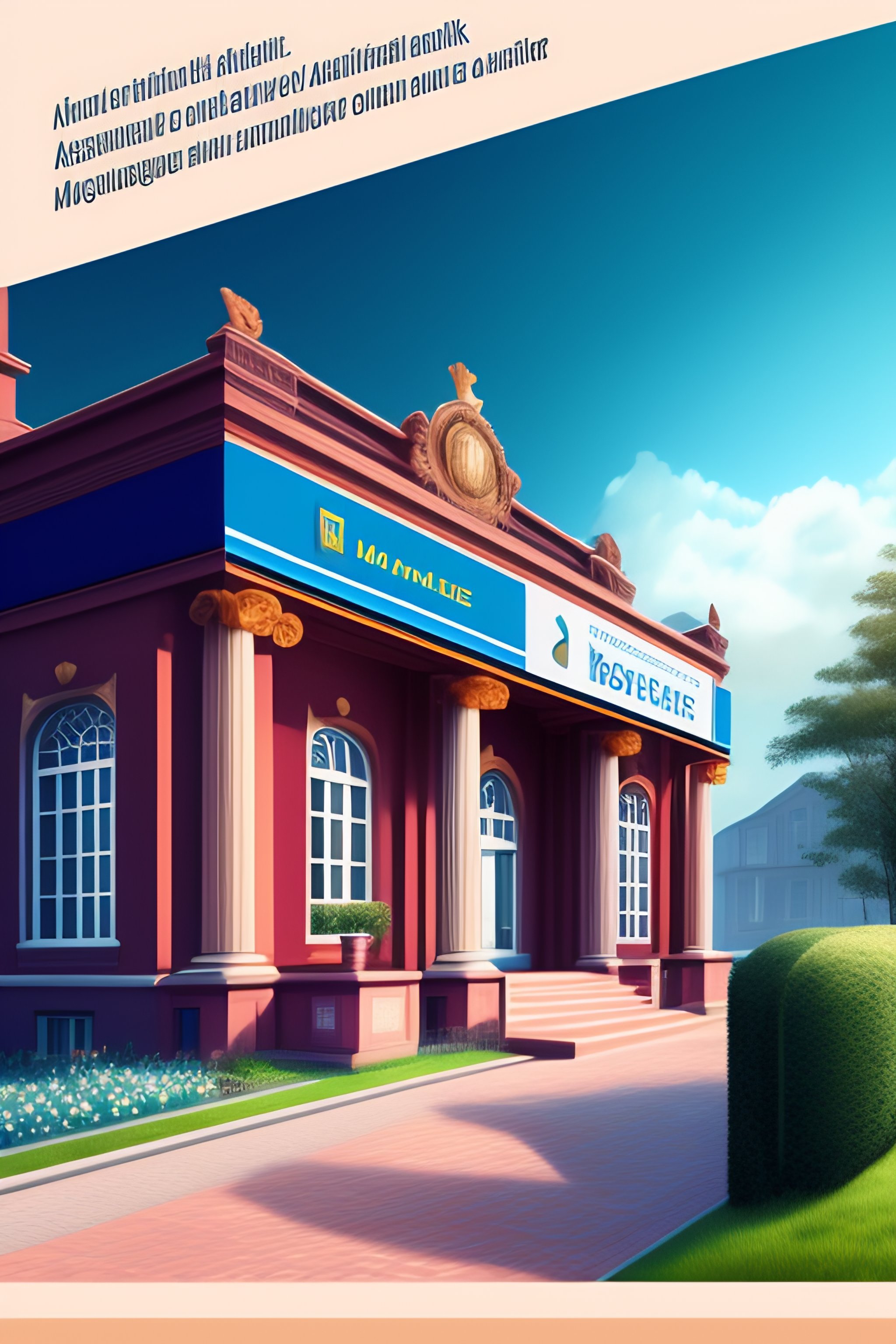 Lexica - Illustration of a bank receiving an online motgage request in ...