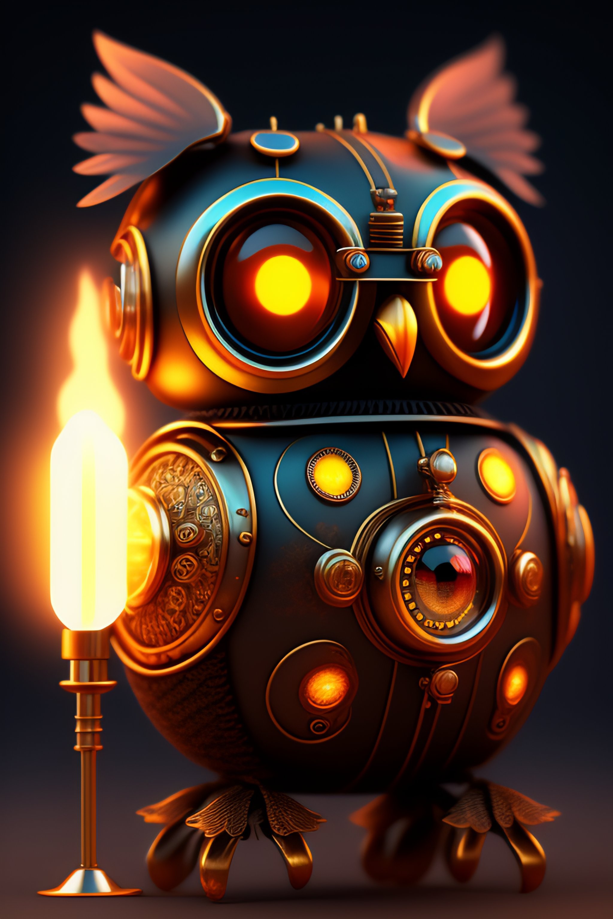 Lexica - A cute adorable portrait of a rusty and dirty steampunk ...