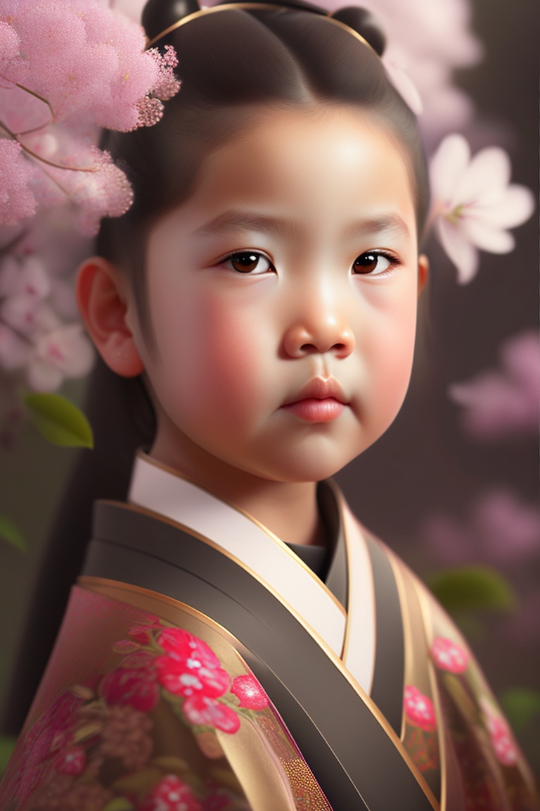 Lexica - Portrait of a stunningly beautiful, child, chubby, brown eyes ...