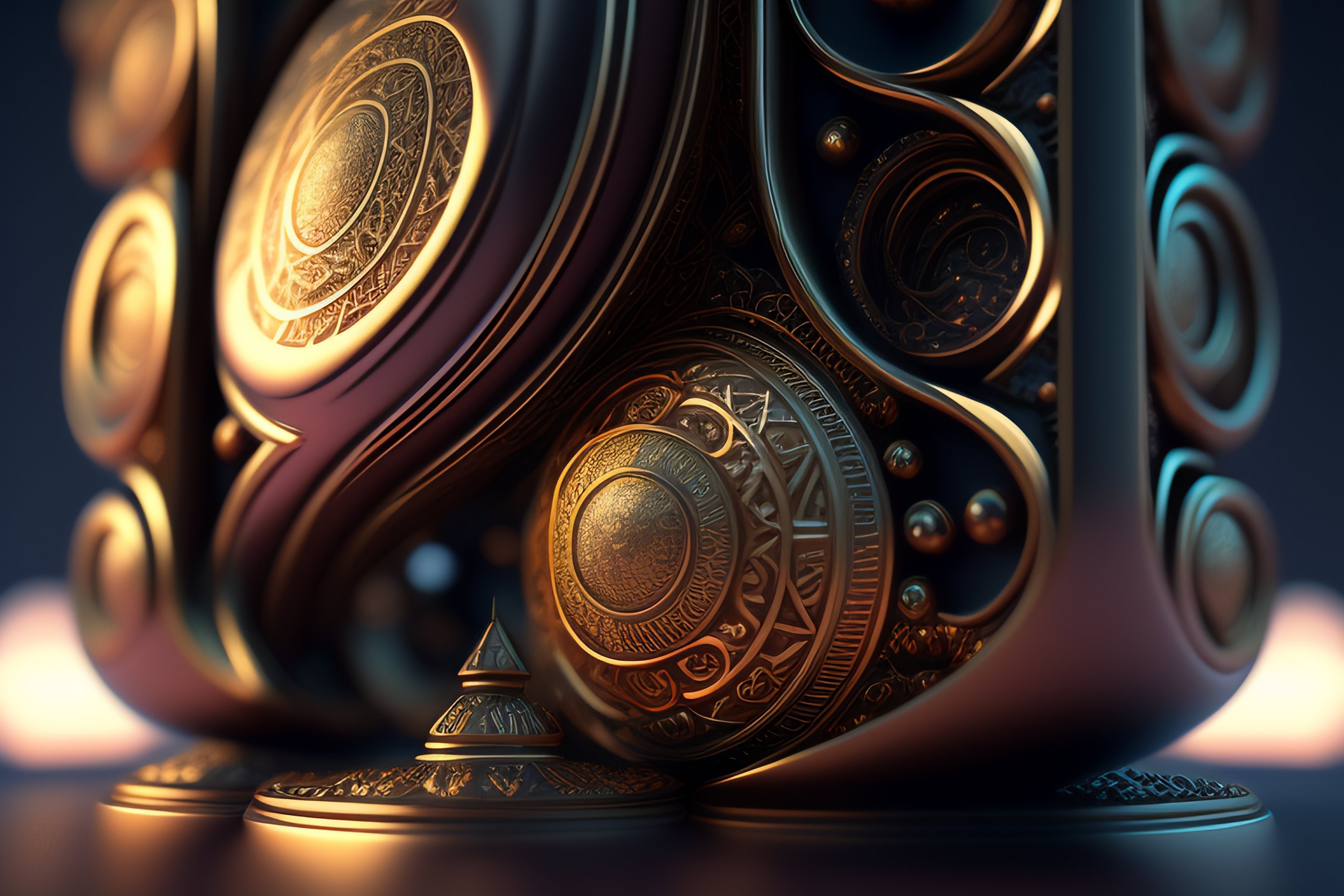 Lexica - Ultra detailed scifi design of the front cube in a generative ...