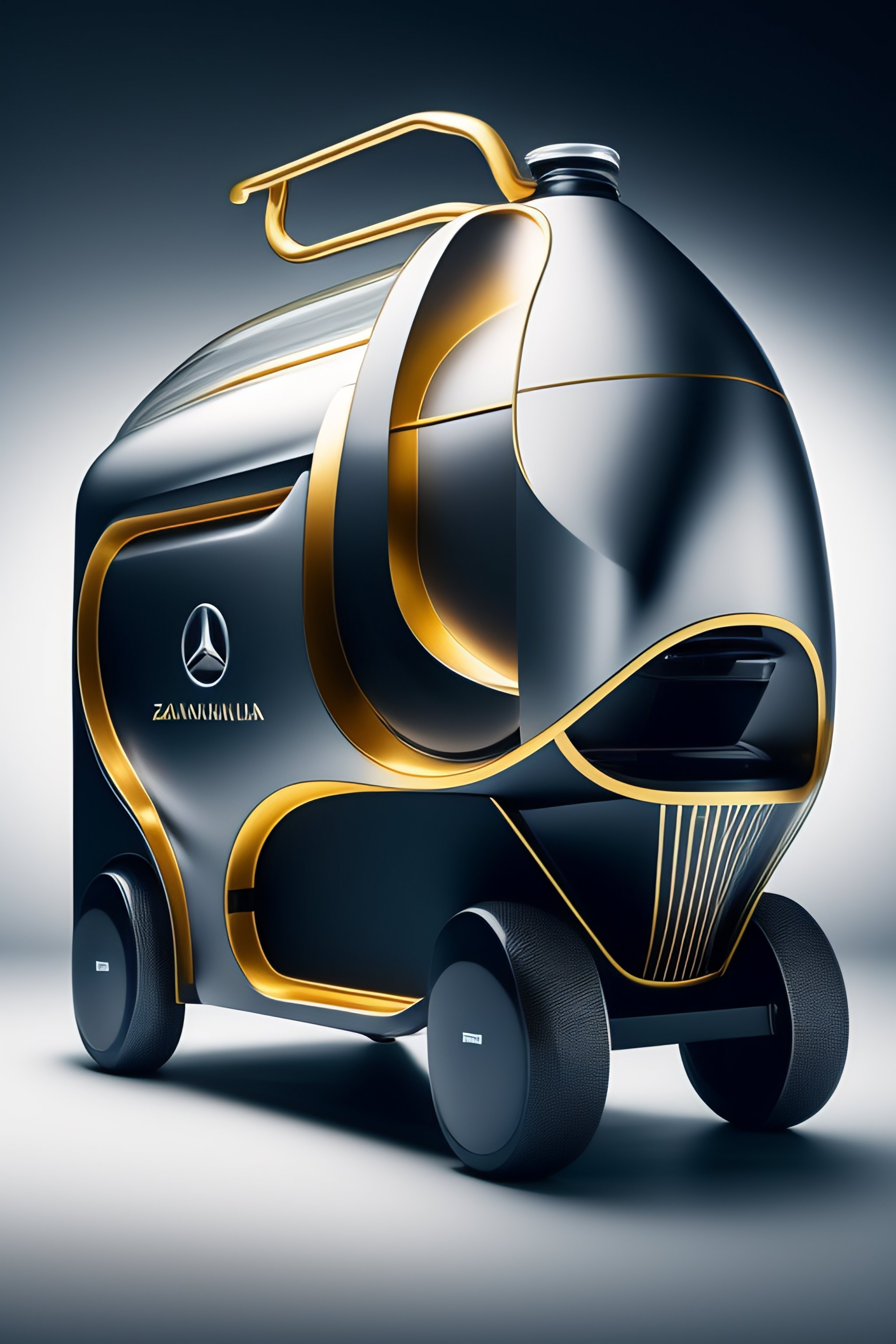 Lexica - ZAHA HADID DRINKS TROLLY SKELETON WITH BOTTLES AND HANDLE IN ...