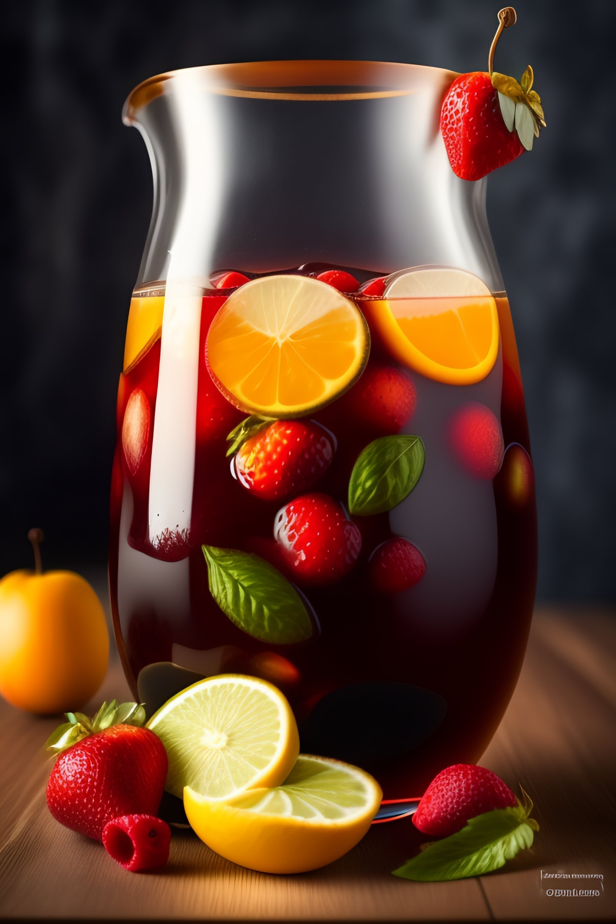 Lexica - Jarra de sangria con frutas