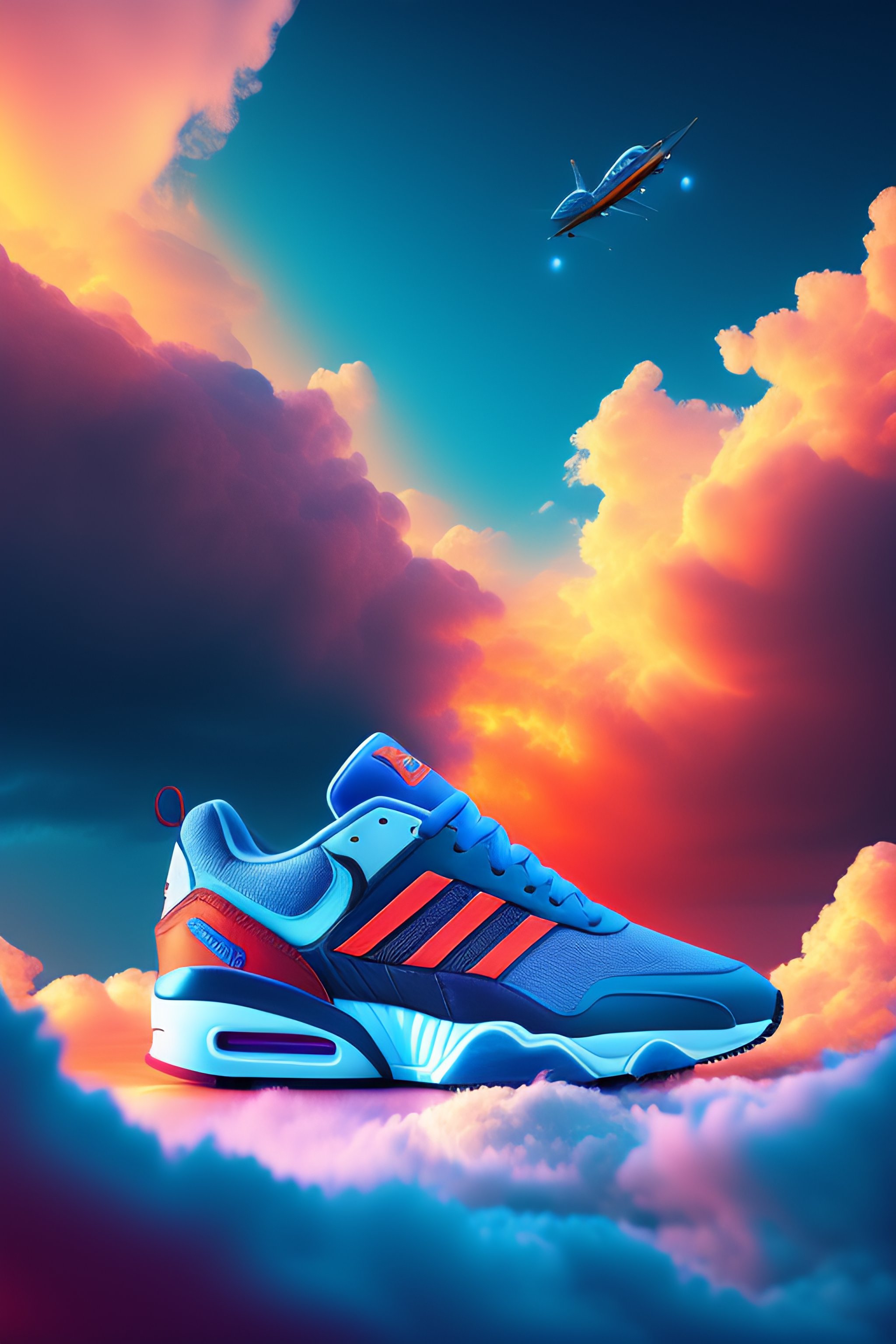 Lexica - A sneaker middle poster, 2000s, marketing, magazine ...