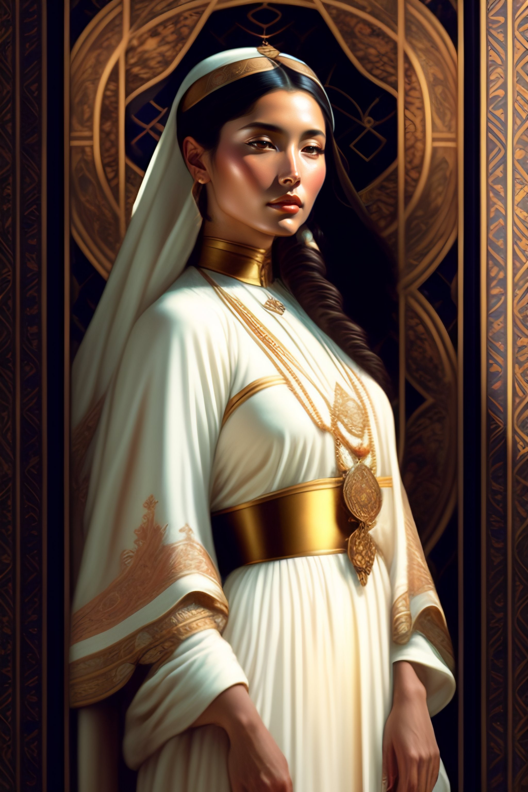 Lexica - Thick blusty large beautiful ana de armas as a nun, princess ...