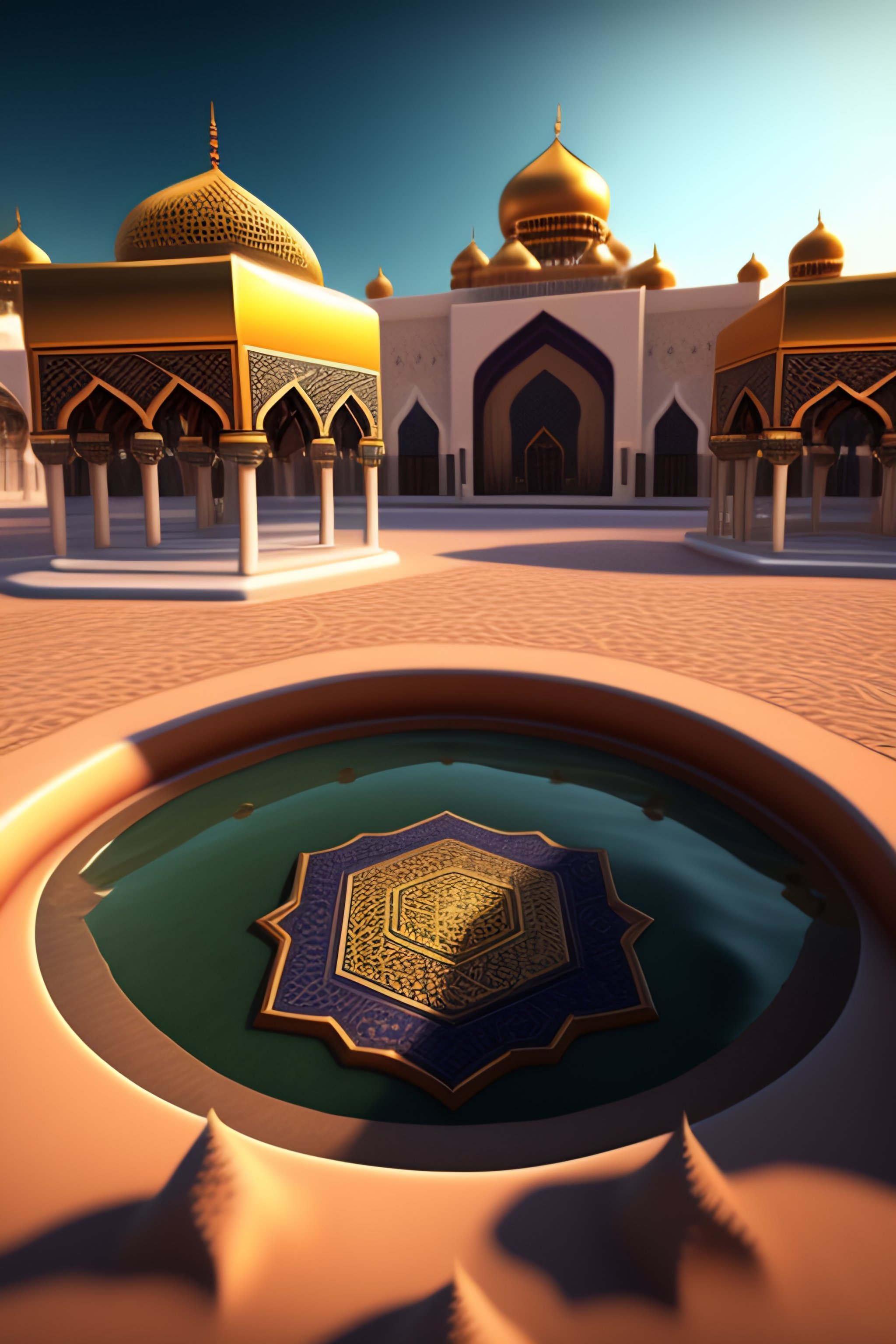 Lexica - Islamic designs in Arabic letters, Unreal Engine, 4K, prefect ...