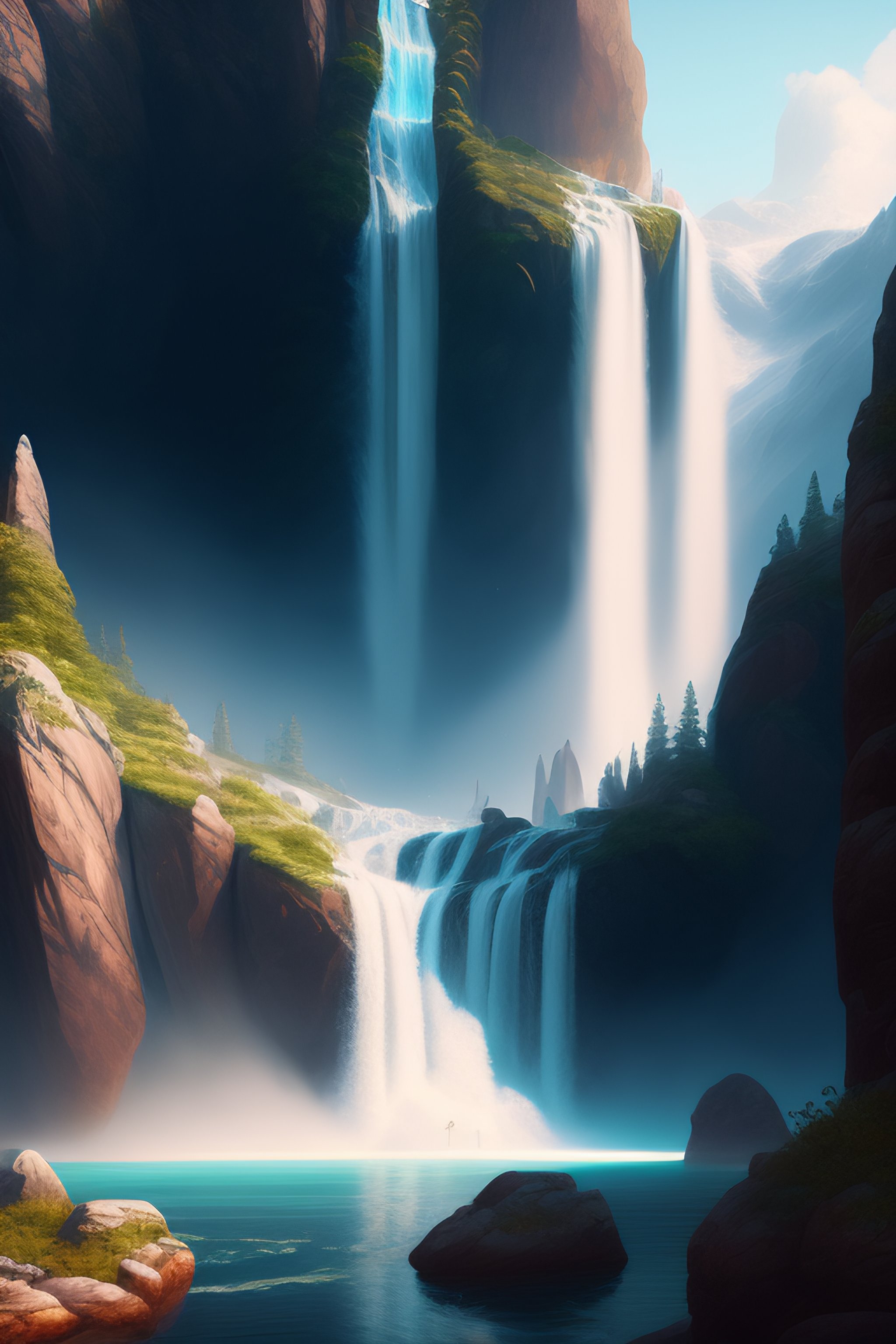 Lexica - Cry turning into waterfalls,eyes wide open, fame of thrones ...