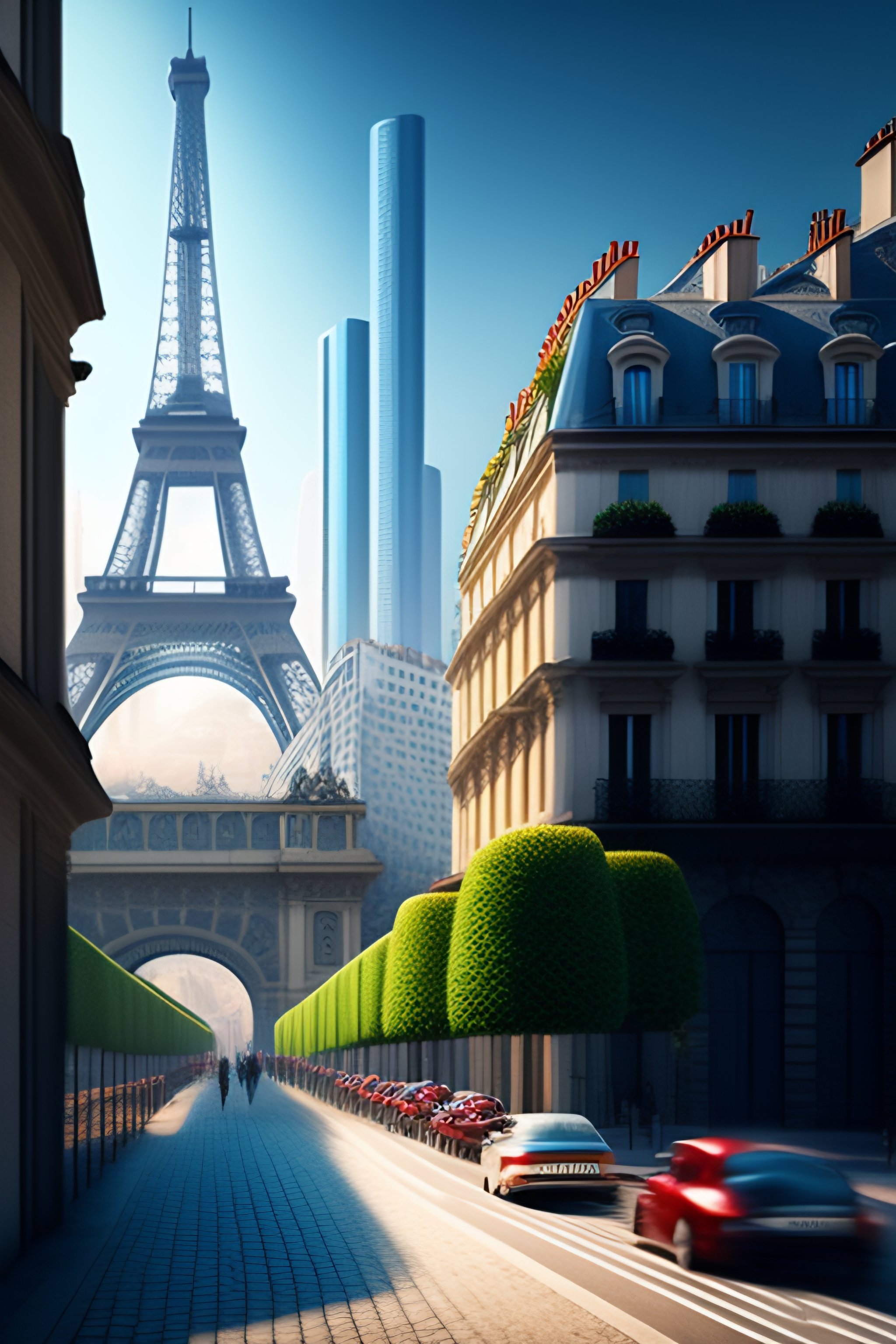 Lexica - Paris in 2050 photo realist