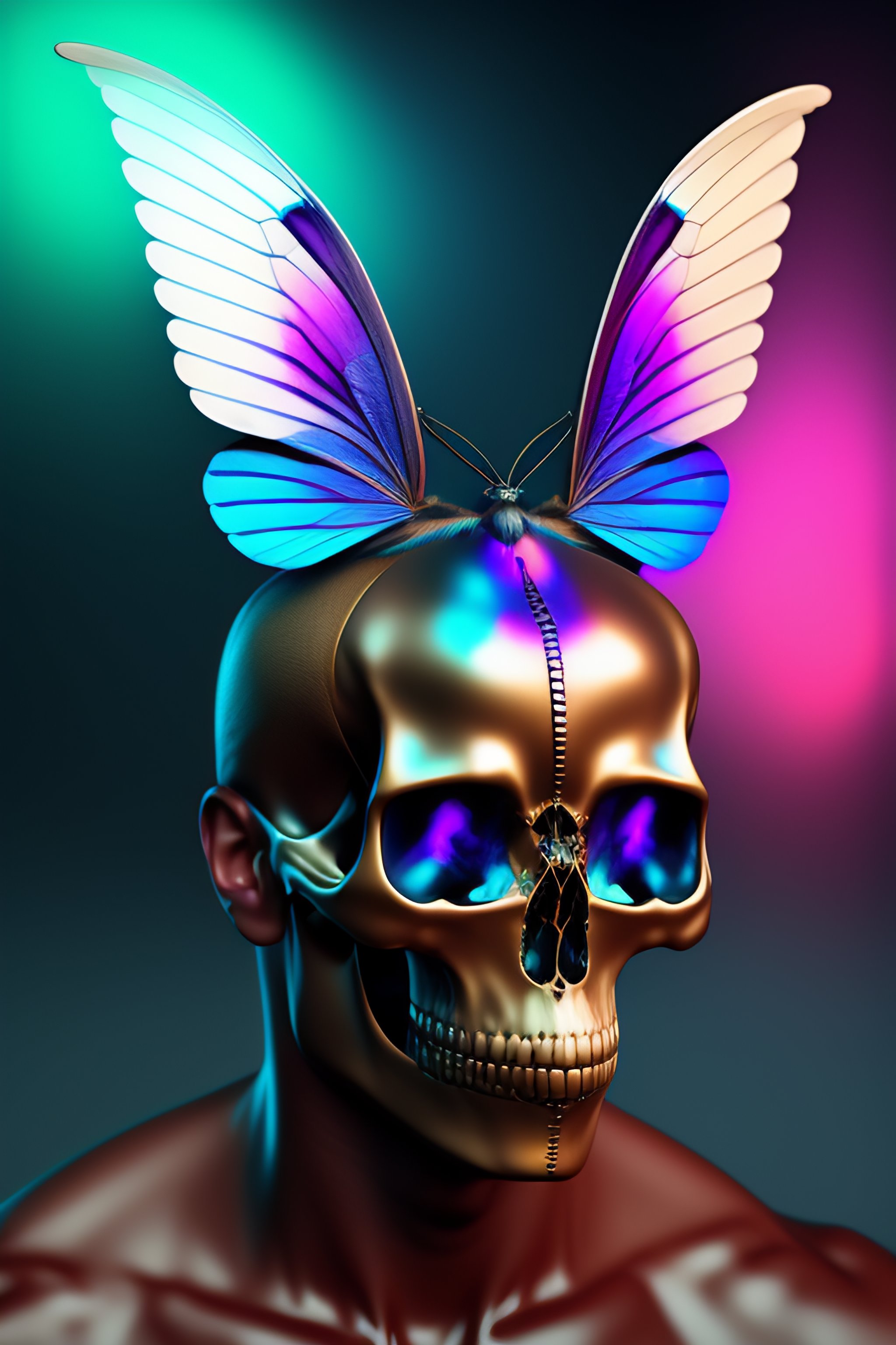 Lexica - Hawk Moth Human SKULL