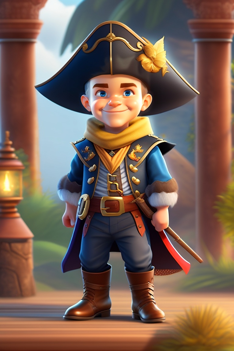 Lexica - Introduce the main character, Captain Jack, a young and ...