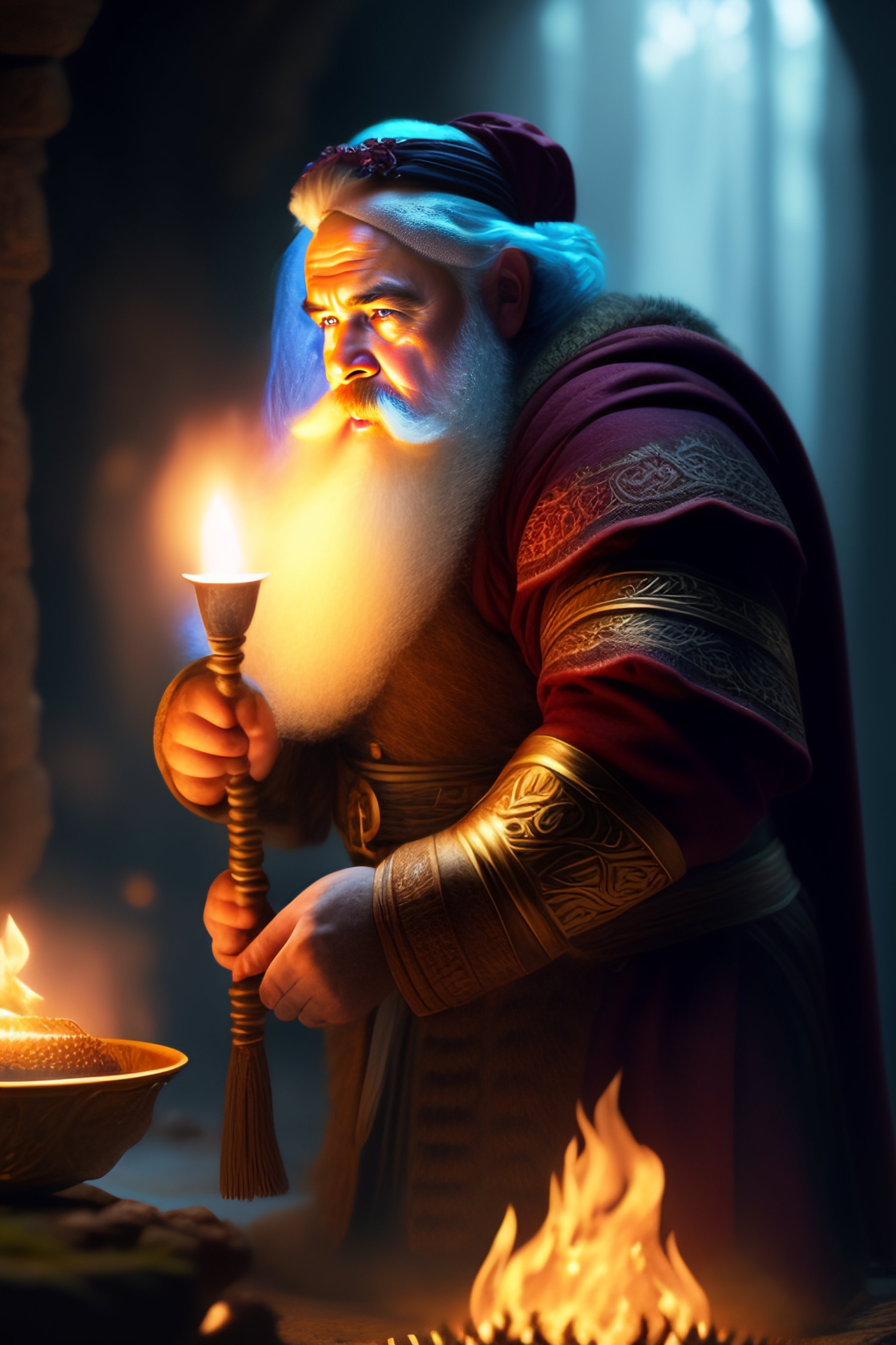 Lexica Dwarf Sorcerer Casting Magic 0872